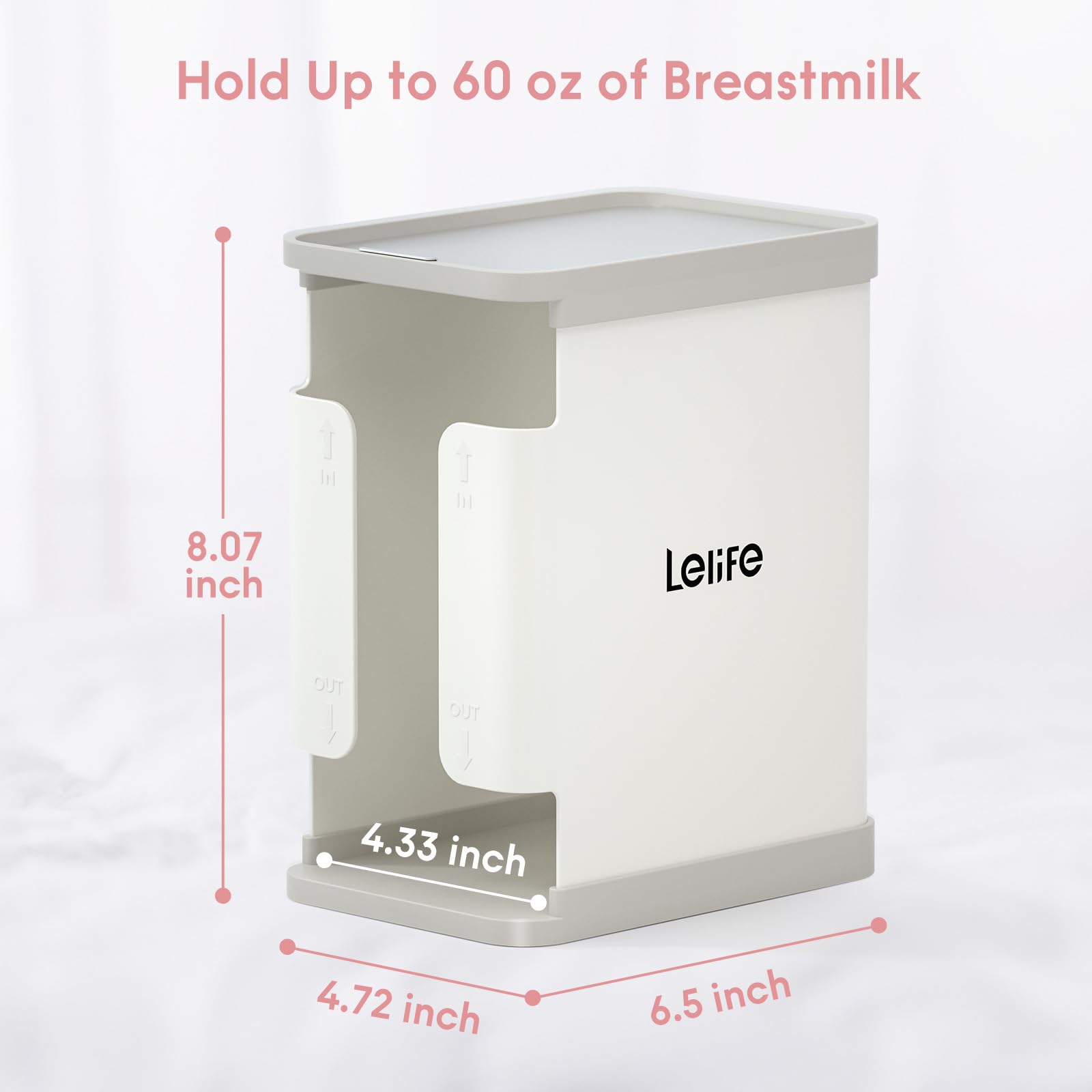 Snapklik.com : Breastmilk Freezer Organizer Breastmilk Storage ...