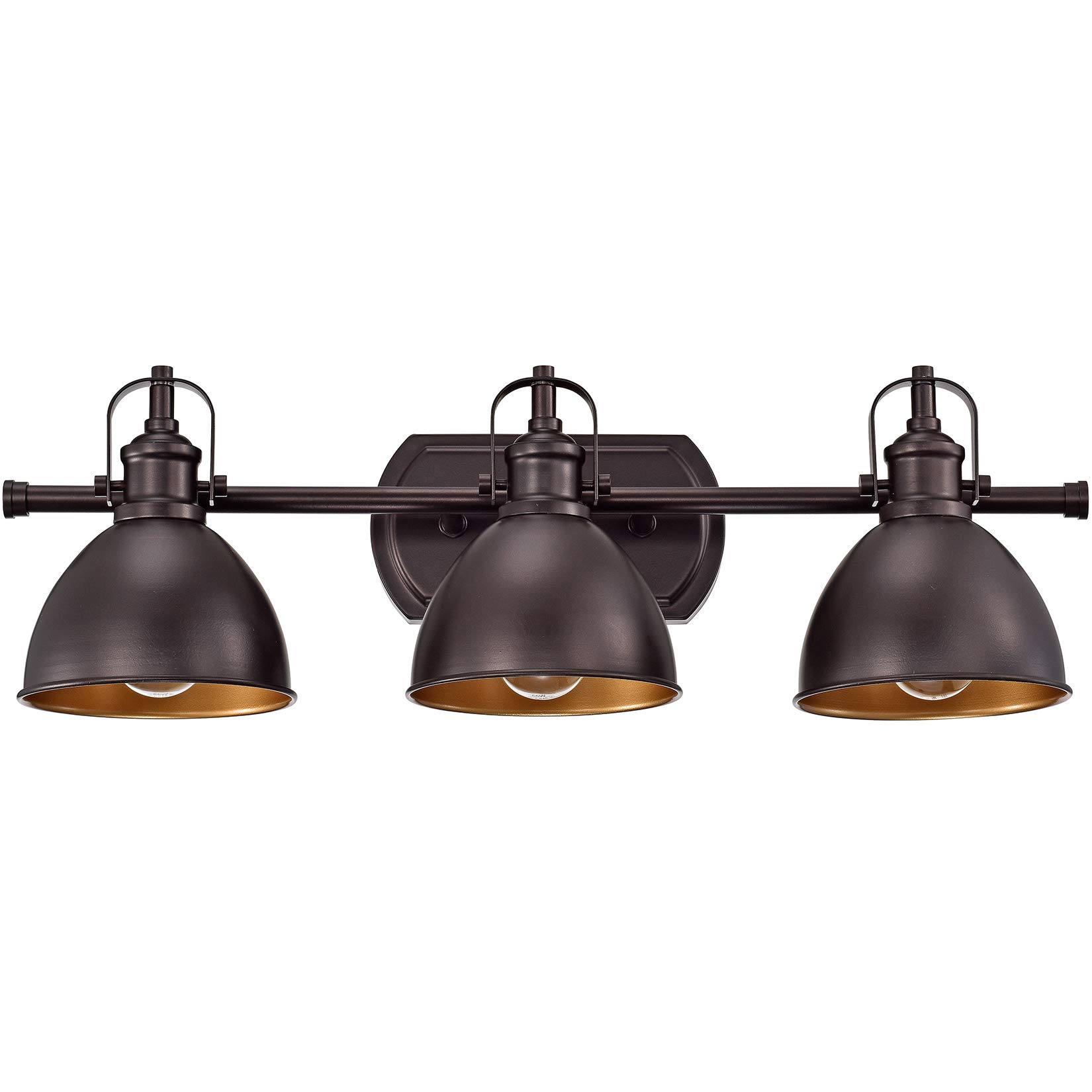 ACLand 3 Bulb Vanity Light Fixture Oil Rubbed Bronze, Metal Modern ...