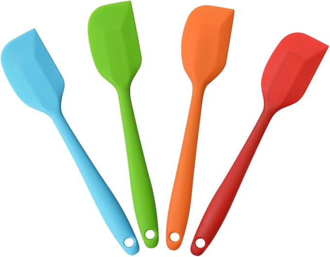 Amazon.com: Silicone Spatulas, 11 inch Rubber Spatula Heat Resistant ...