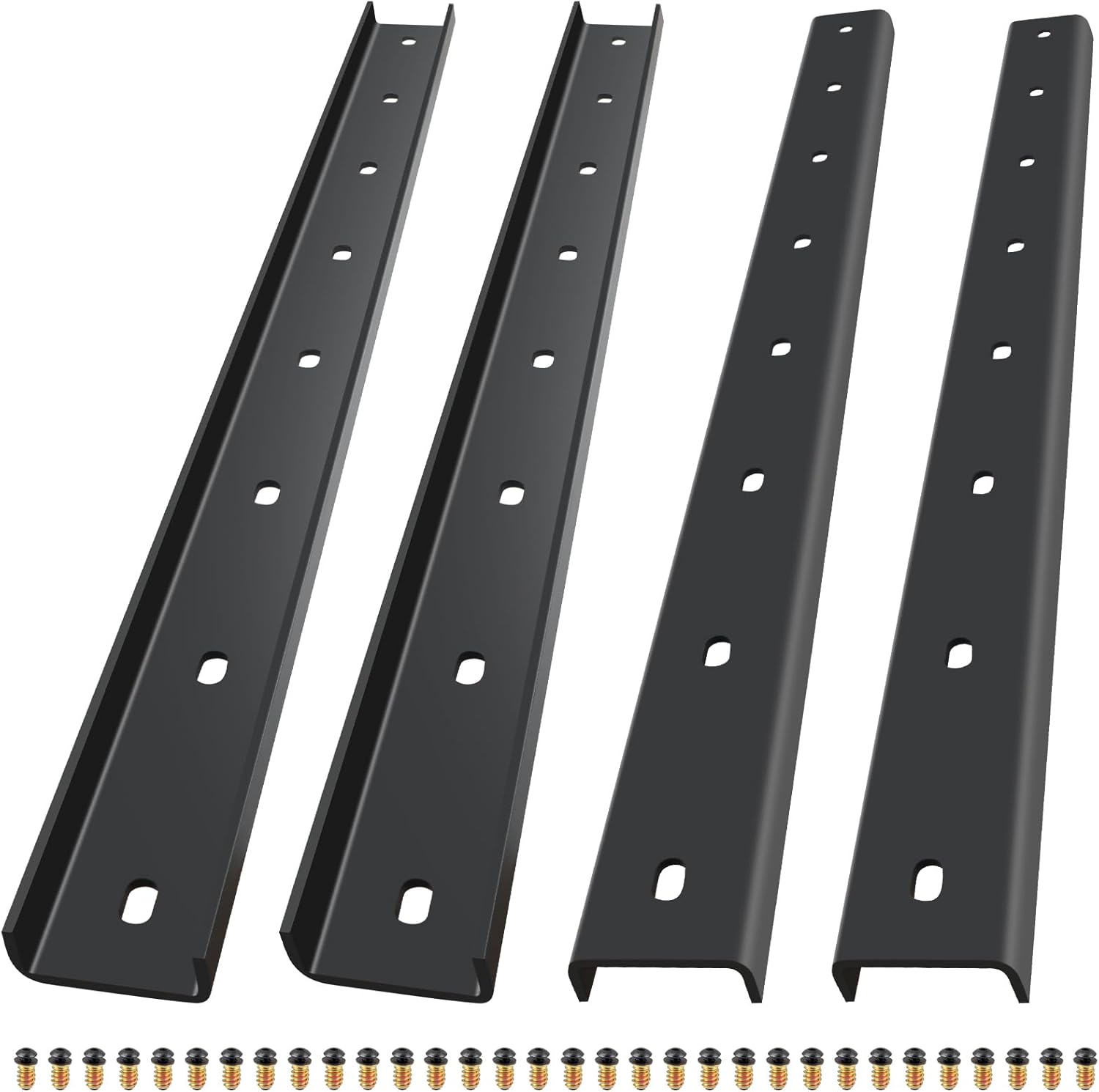 Amazon.com: Sanbege 4 Pack C Channel Steel with Bolts, 30" Long x 1/2 ...