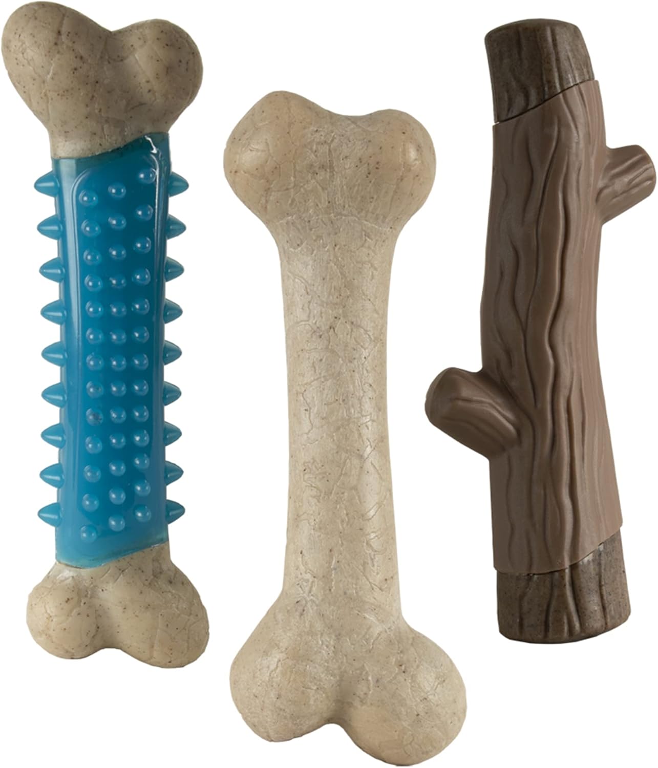 Amazon.com : Hero Bonetics 3 Pack Dog Bundle with Treat Bone - Promotes ...