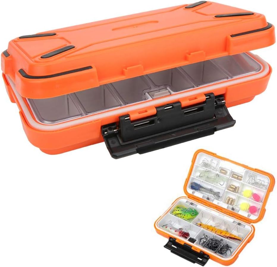 Fishing Tackle Box, Waterproof Fishing Tackle Accessory Organizer Bait ...