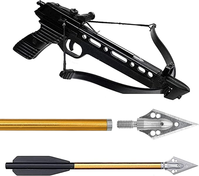 6.7 Inch Aluminium Crossbow Bolts Arrows with High Impact Bolts 50 ...