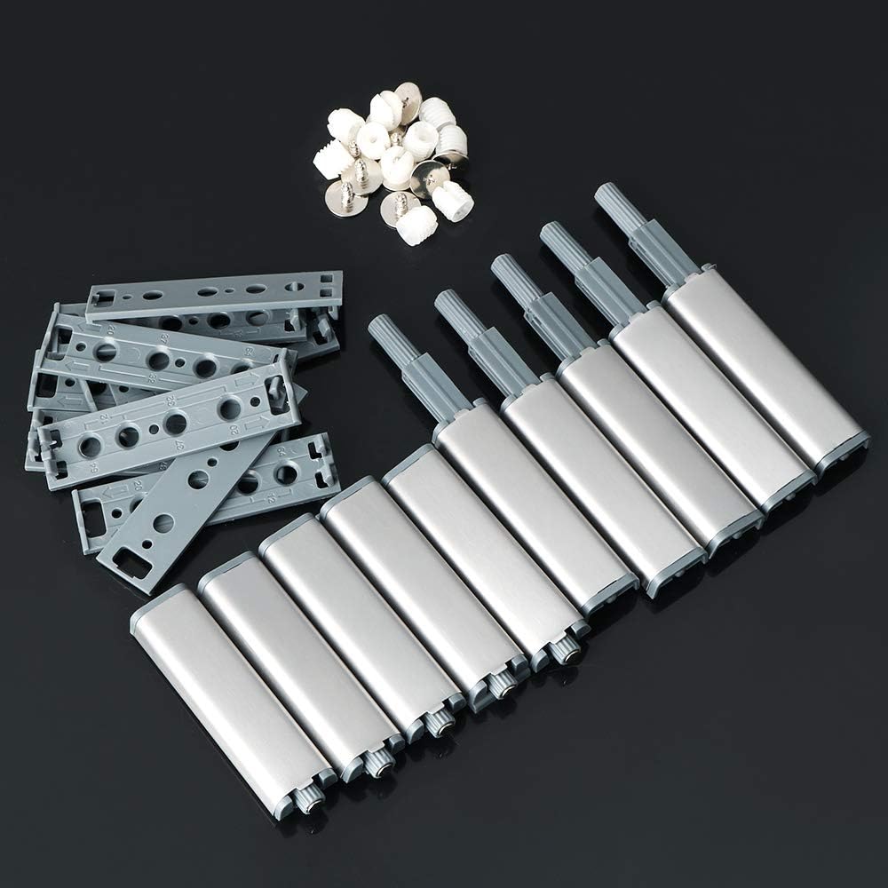 Buy Alise FTQ500-10P Cabinet Door Latch Drawer Push Open Catch System ...