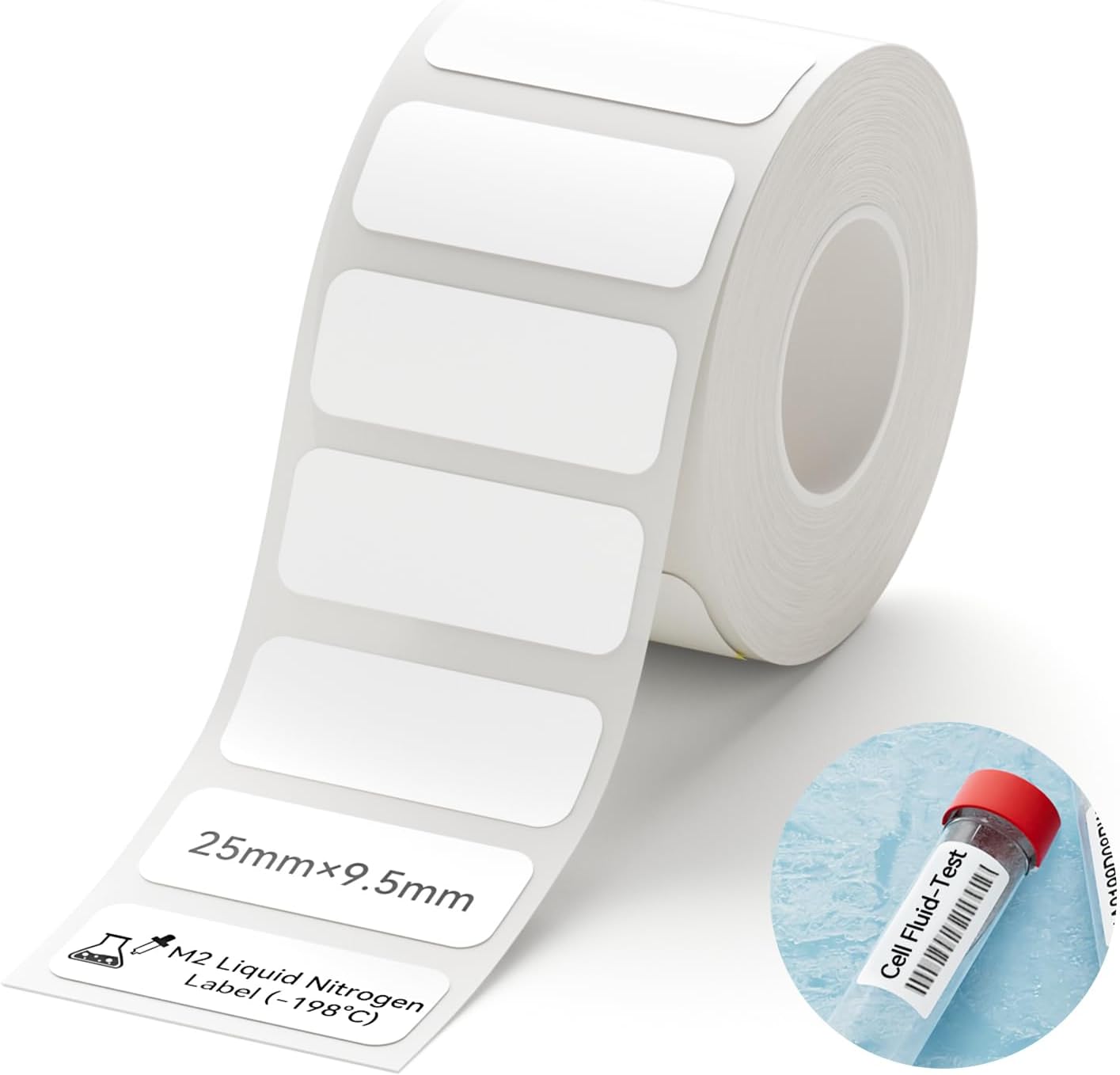 Amazon.com: NIIMBOT M2/M3 Labels Low-Temperature Label Paper 0.98'' x 0 ...
