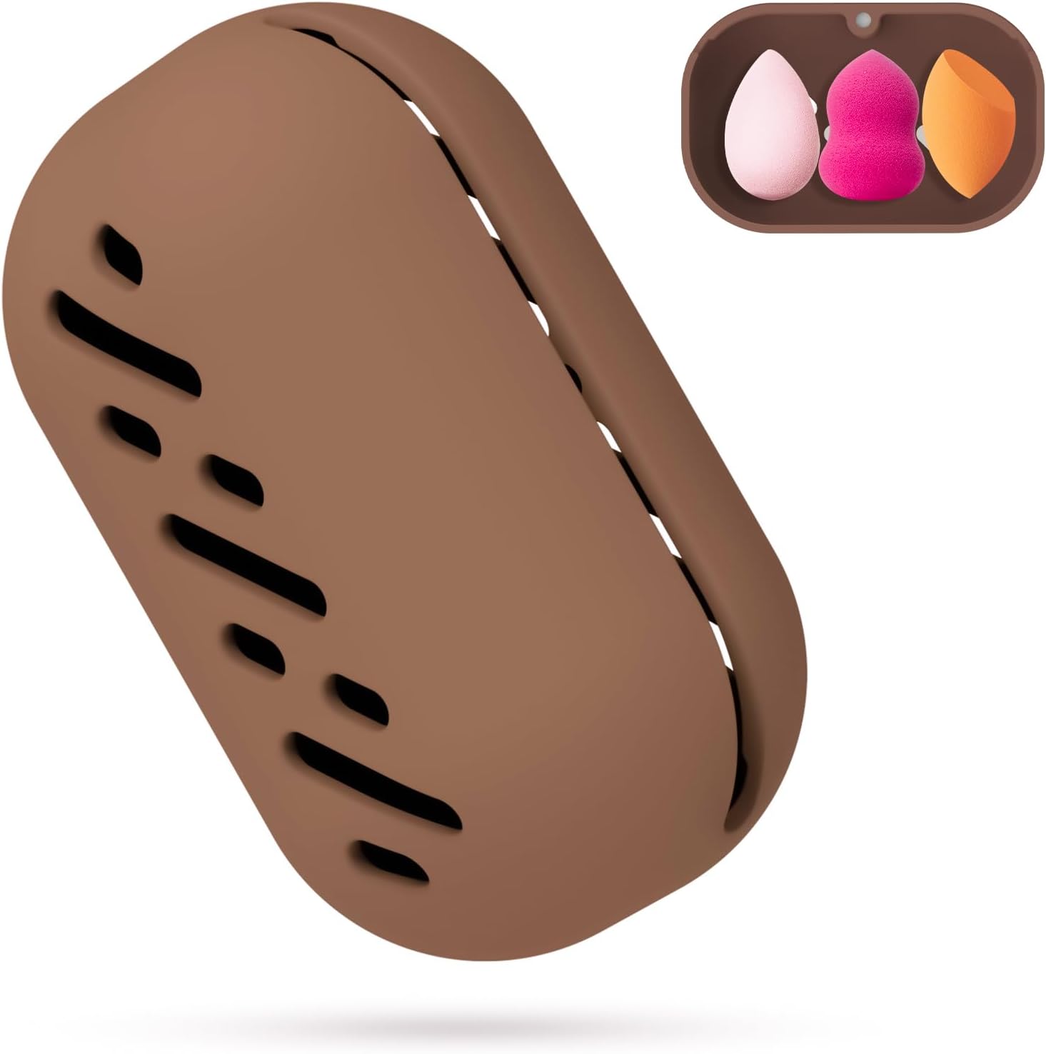 Amazon.com : FERYES Large Silicone Makeup Sponge Holder – Beauty ...