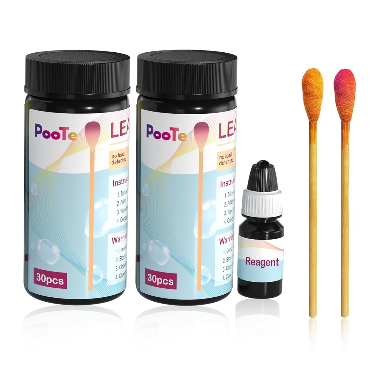 Lead Test Kit: Instant Lead Paint Test Kit with 60 Swabs, Upgraded ...