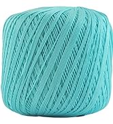 Amazon.com: Threadart 100% Pure Cotton Crochet Thread - White - Size 10 ...