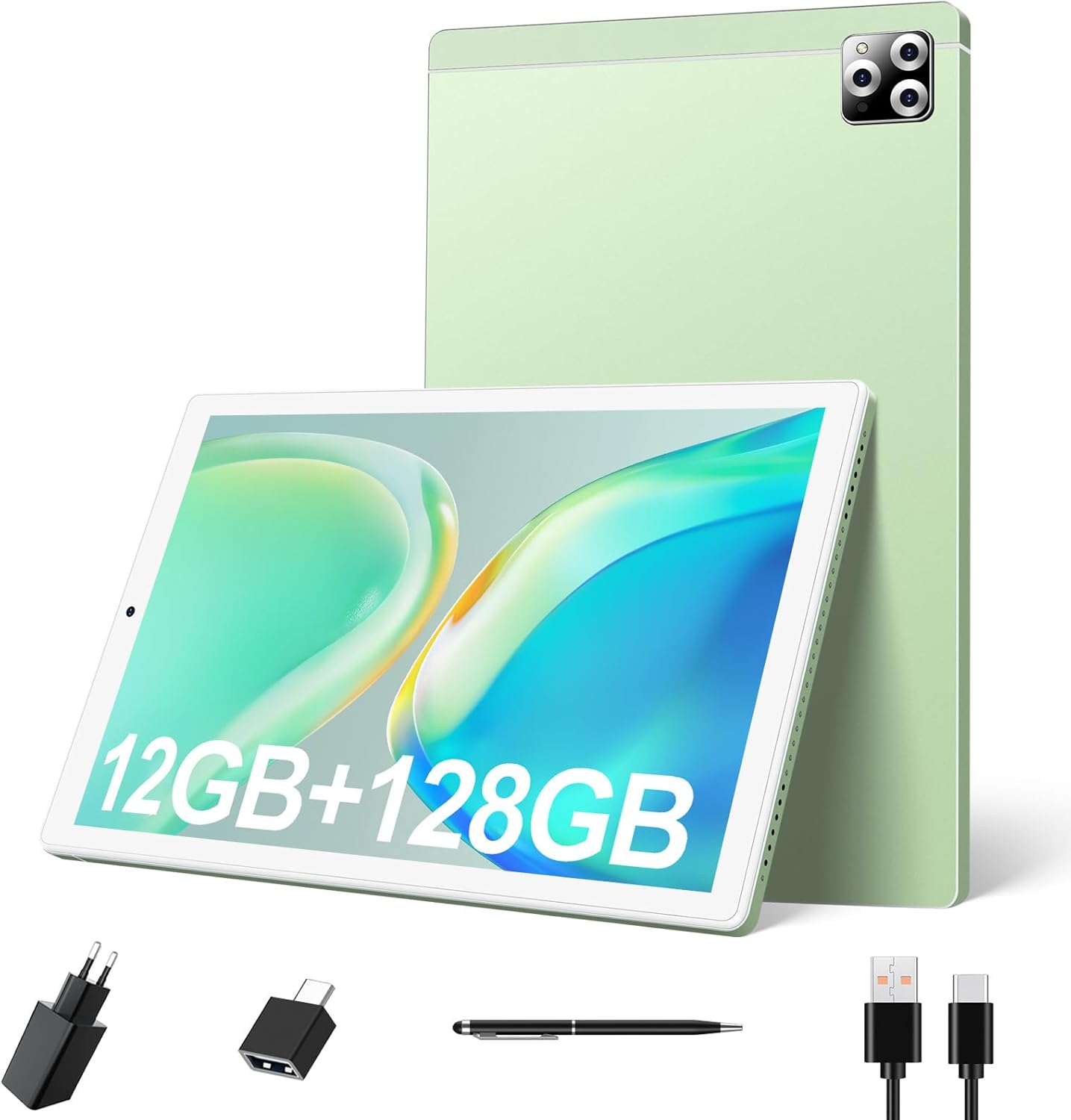SIMPLORI Tablette Android13, Tablette 10 Pouces, Octa-Core, 12 Go+128 ...