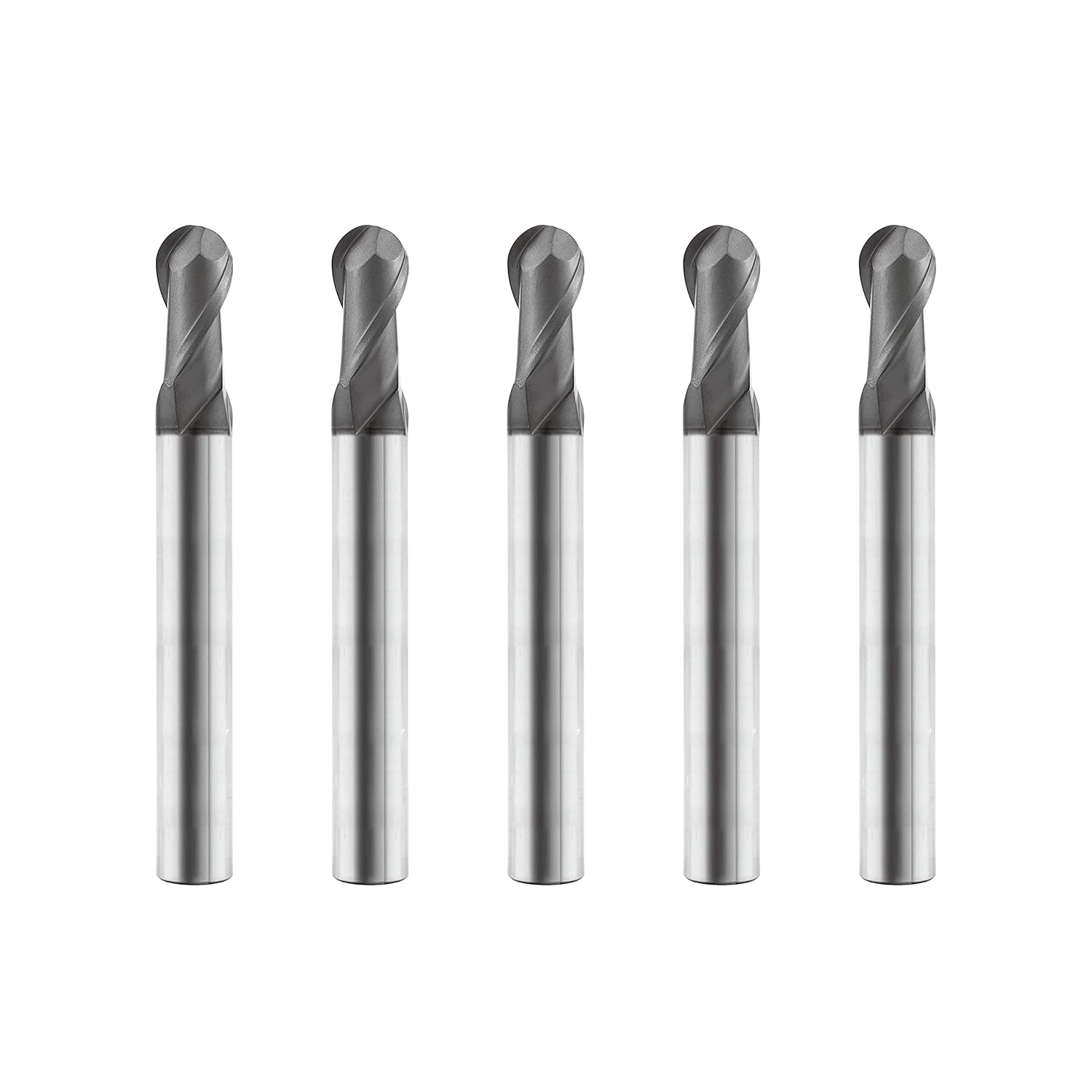 SPEED TIGER Micrograin Carbide Ball Nose End Mill - 2 Flute - ISB1/8"2T ...