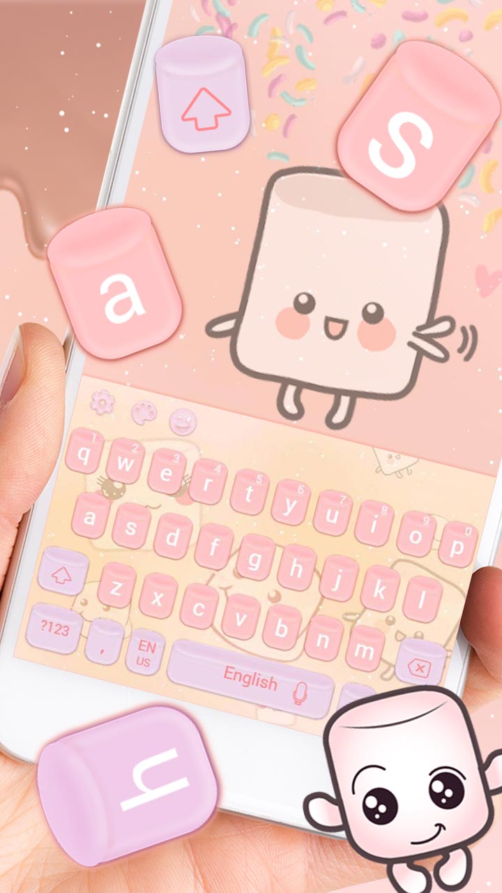 Marshmallow candy keyboard Theme - App on Amazon Appstore