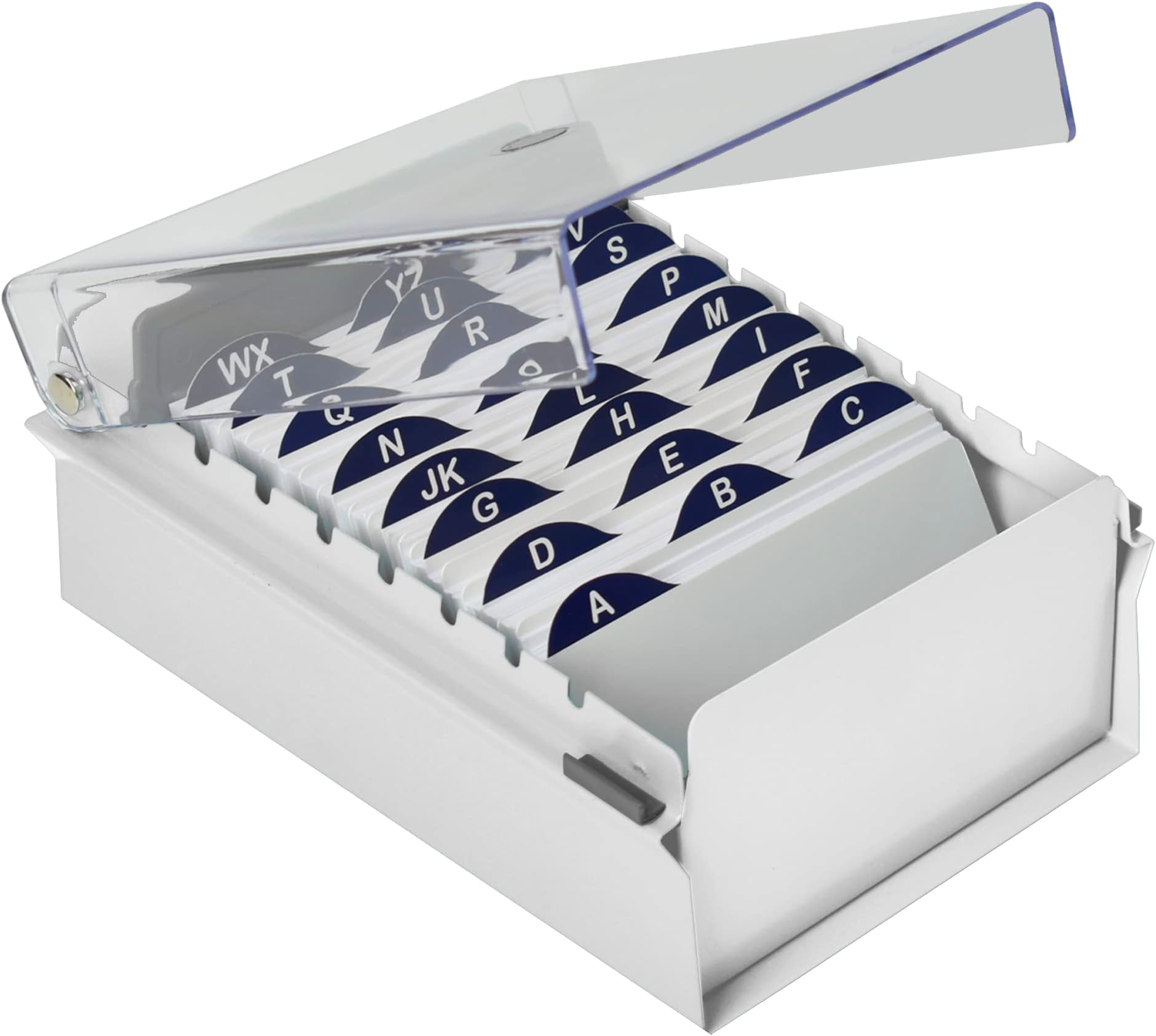 Amazon.com : Acrimet 3 x 5 Card File Holder Organizer Metal Base Heavy ...