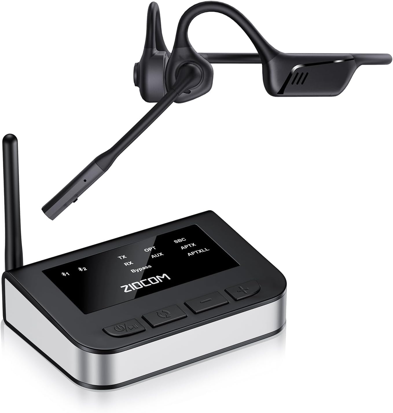 Amazon.com: ZIOCOM Bluetooth Adapter for TV with Bone Conduction ...