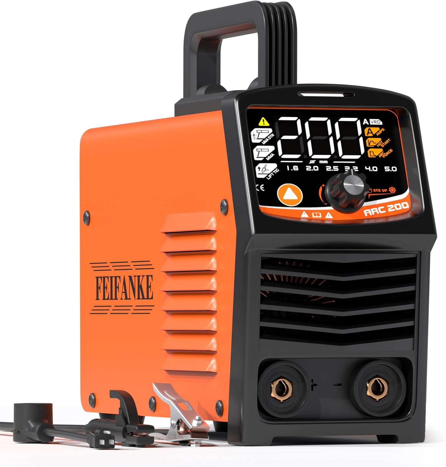 FEIFANKE 200A Stick Welder, [Large Full LED Dispaly] Portable ARC/Lift TIG Welding Machine 110V ...