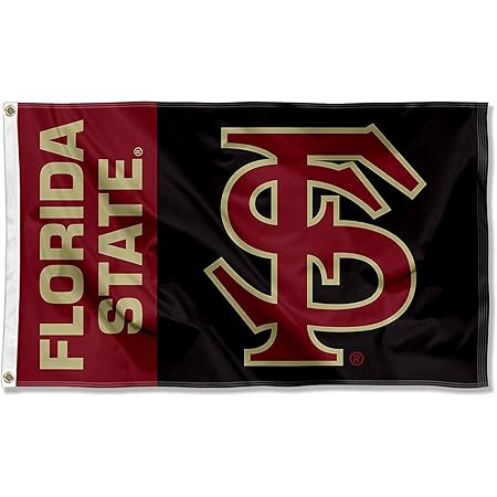 Amazon.com : Florida State FSU Noles Printed Header 3x5 Foot Banner ...