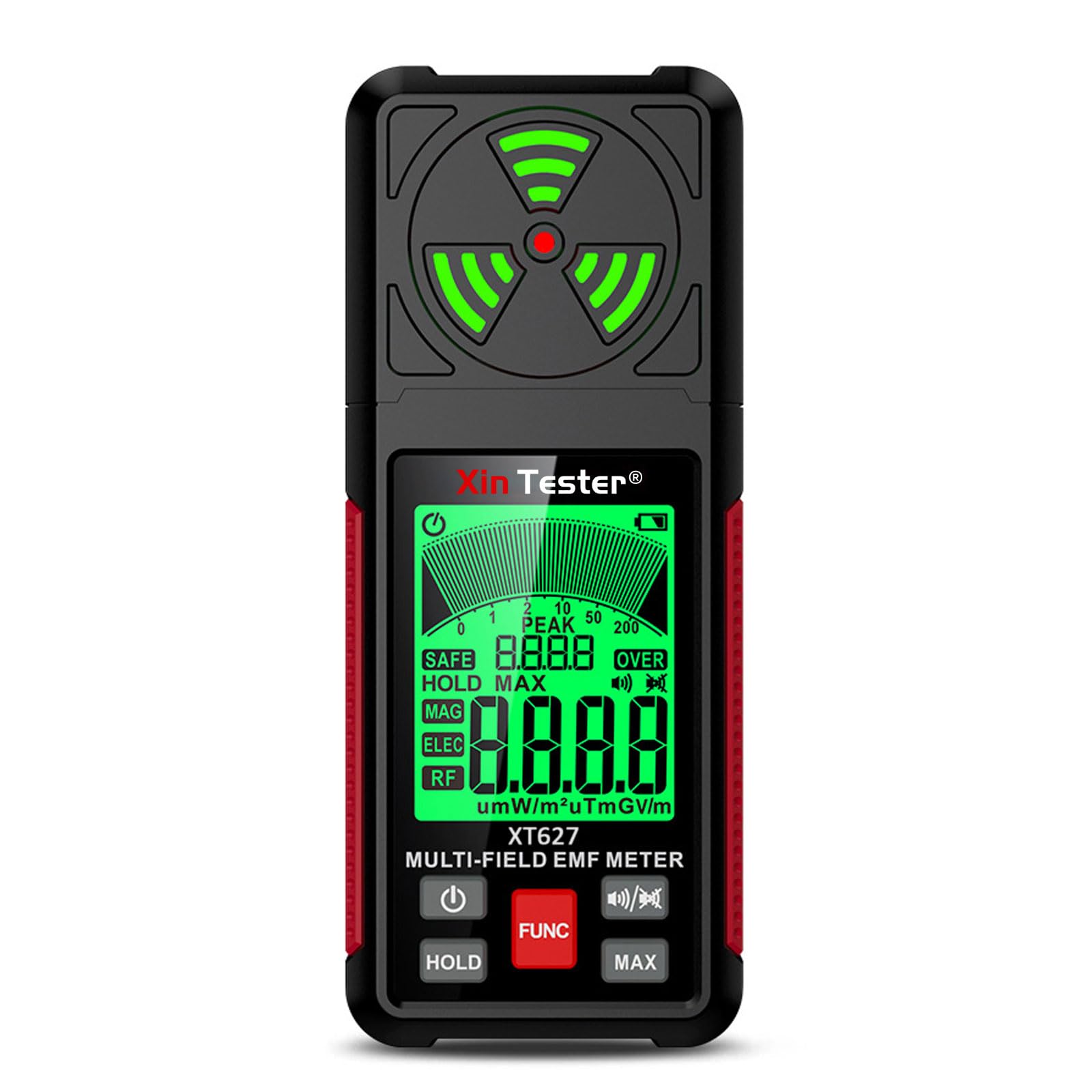 RF Radiation Detector Xin 3-in-1 EMF Detector – Digital Electromagnetic ...
