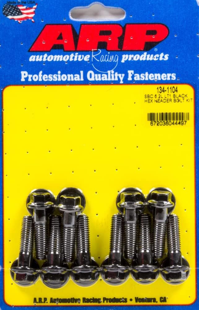 Amazon.com: ARP Chevy LS 3/8in Flange Hex Header Bolt Kit : Automotive