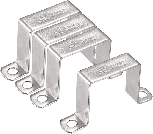Amazon.com: uxcell U Shaped Connector Bracket 48 x 52mm 304 Stainless ...