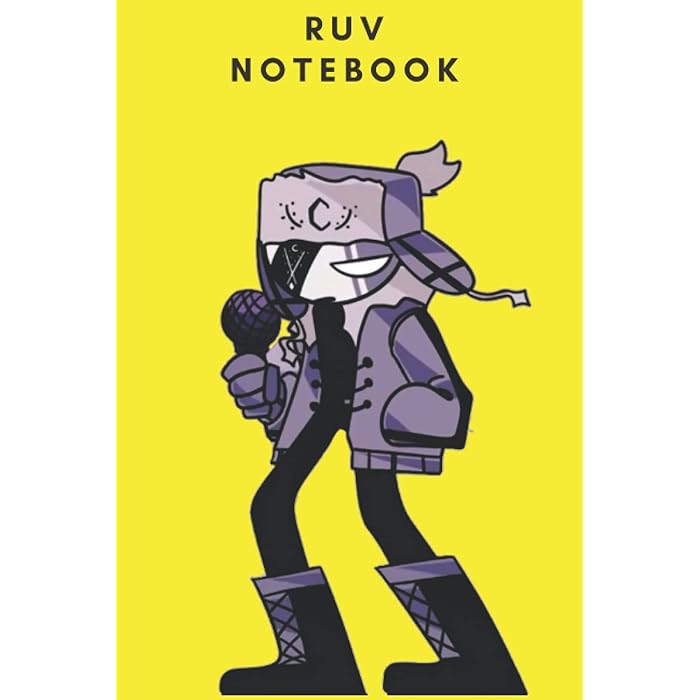 Buy Ruv: Ruv Notebook:Friday night funkin notebook ,cover 6 x 9 inches ...