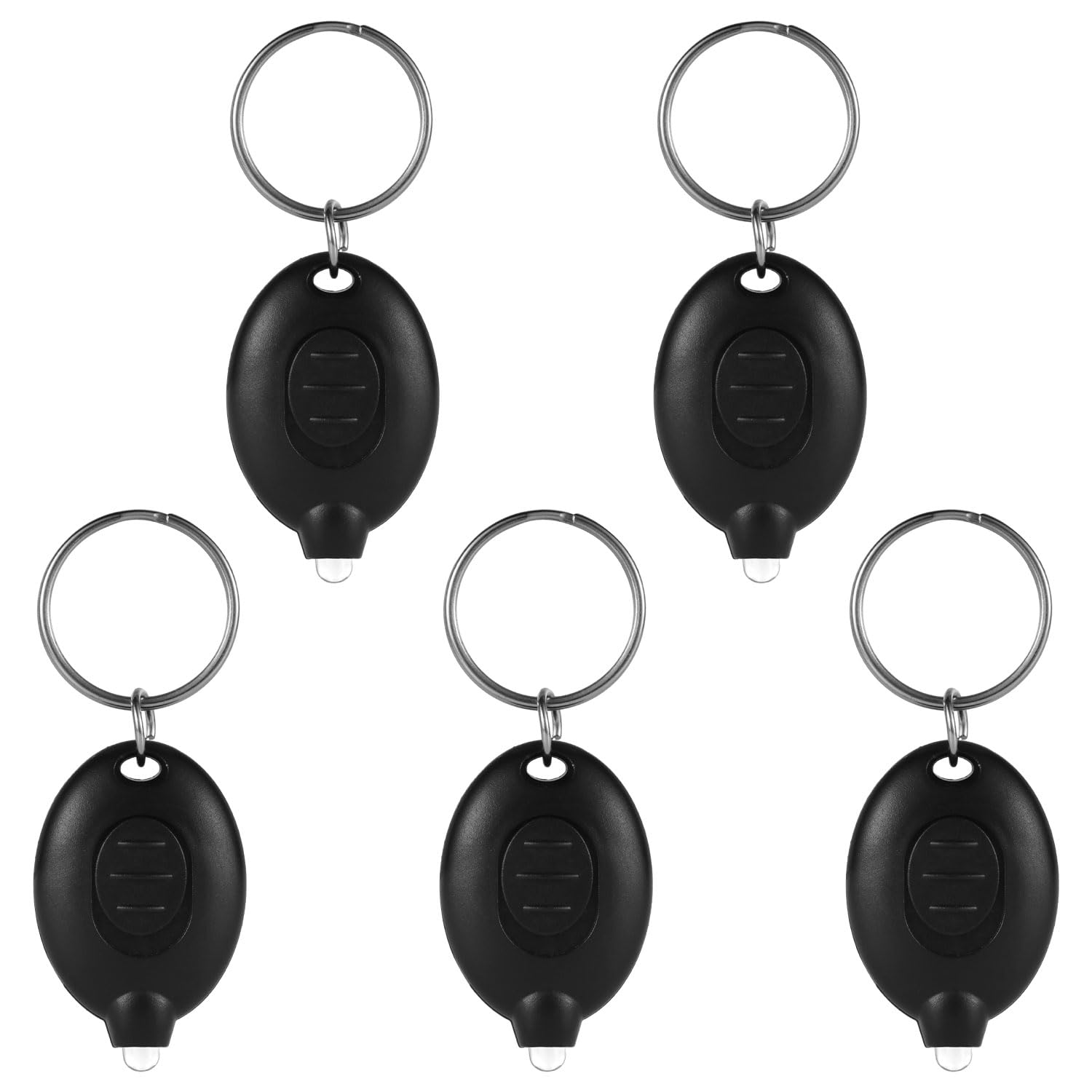 5pcs LED Keychain Flashlight, Portable Ultra Bright Battery Powered ...