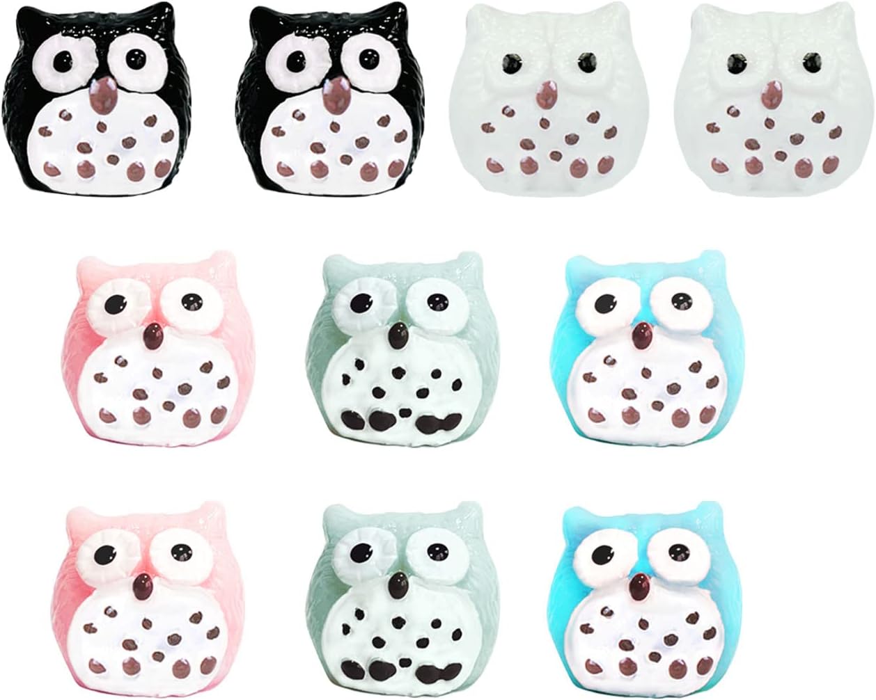 Amazon.com: JANOU 20 Pcs Mini Owls Micro Landscape Miniature Decoration ...