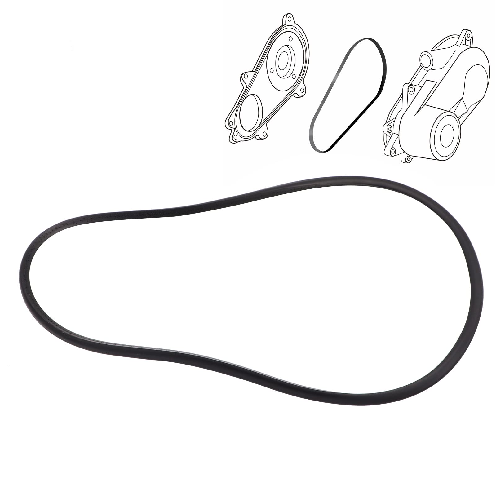 Amazon.com: TuoLauthon Belt Box Seal Drive Clutch Cover Gasket ...
