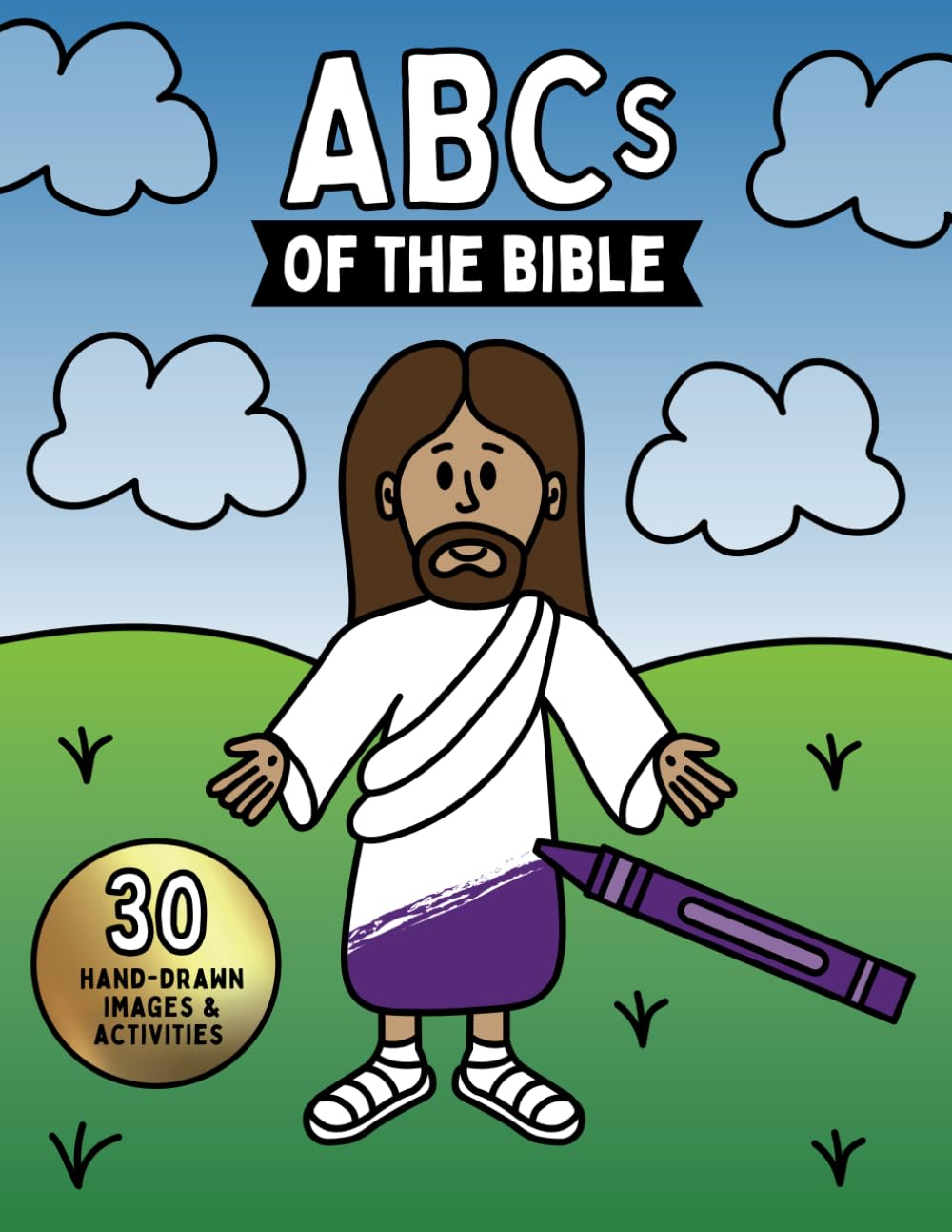 ABCs of the Bible Coloring Book for Toddlers & Kids - Bible Alphabet ...