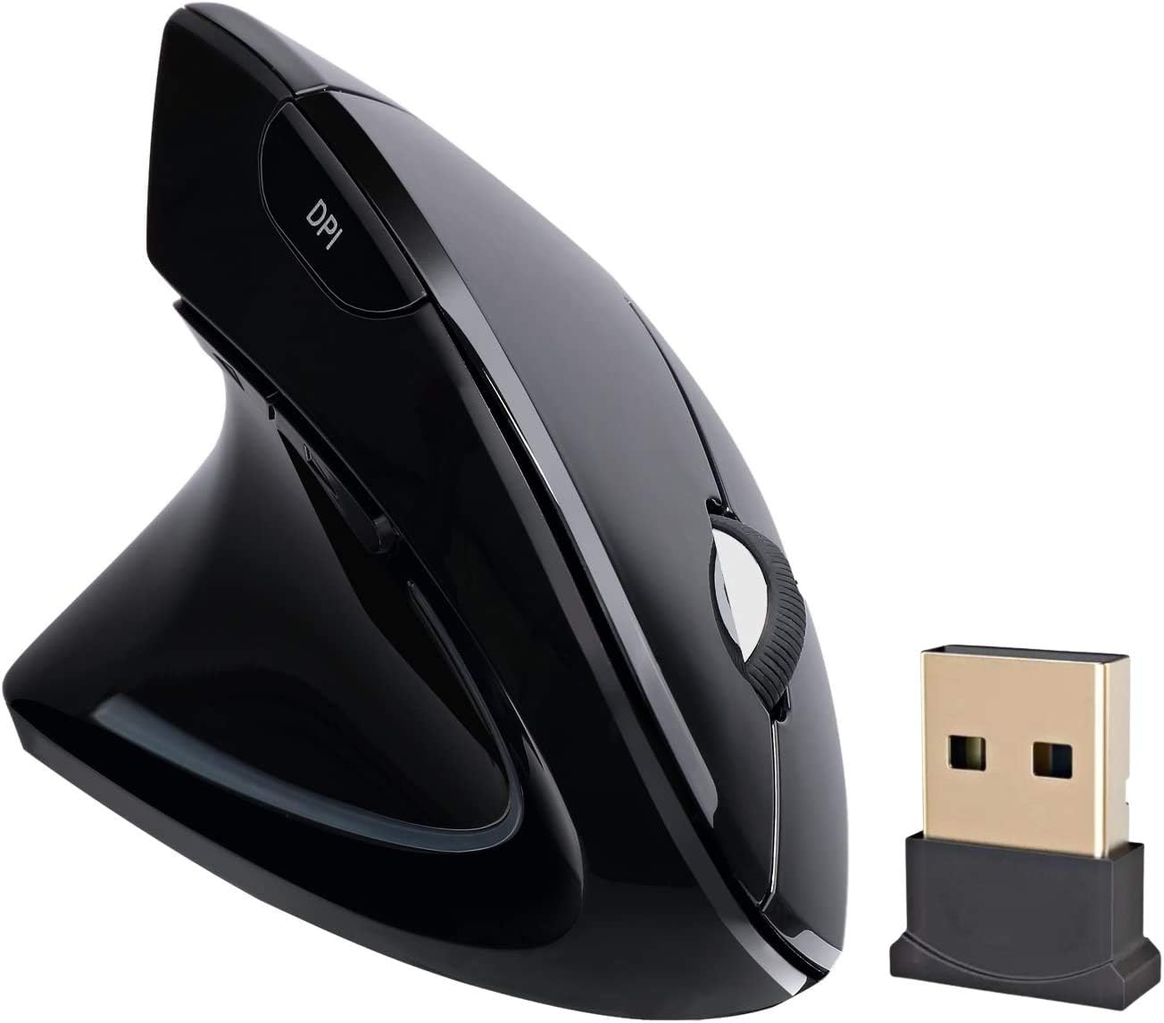 Amazon.com: Rechargeable Left Handed Cordless Mouse, Left Ergonomic ...