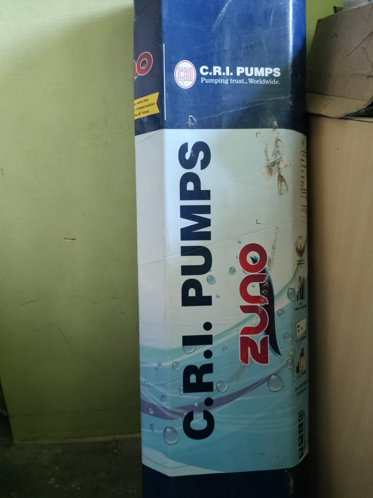 CRI Submersible Pump 1 HP, 10 Stage Pump, 65 Meter Head, with Digital ...