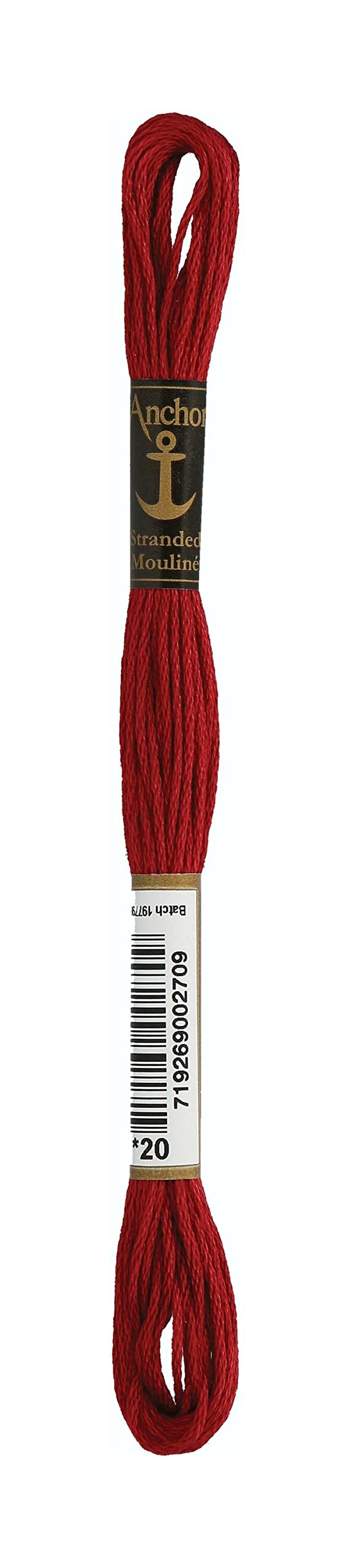 Snapklik.com : Anchor Six Strand Embroidery Floss 8.75 Yards-Burgundy ...
