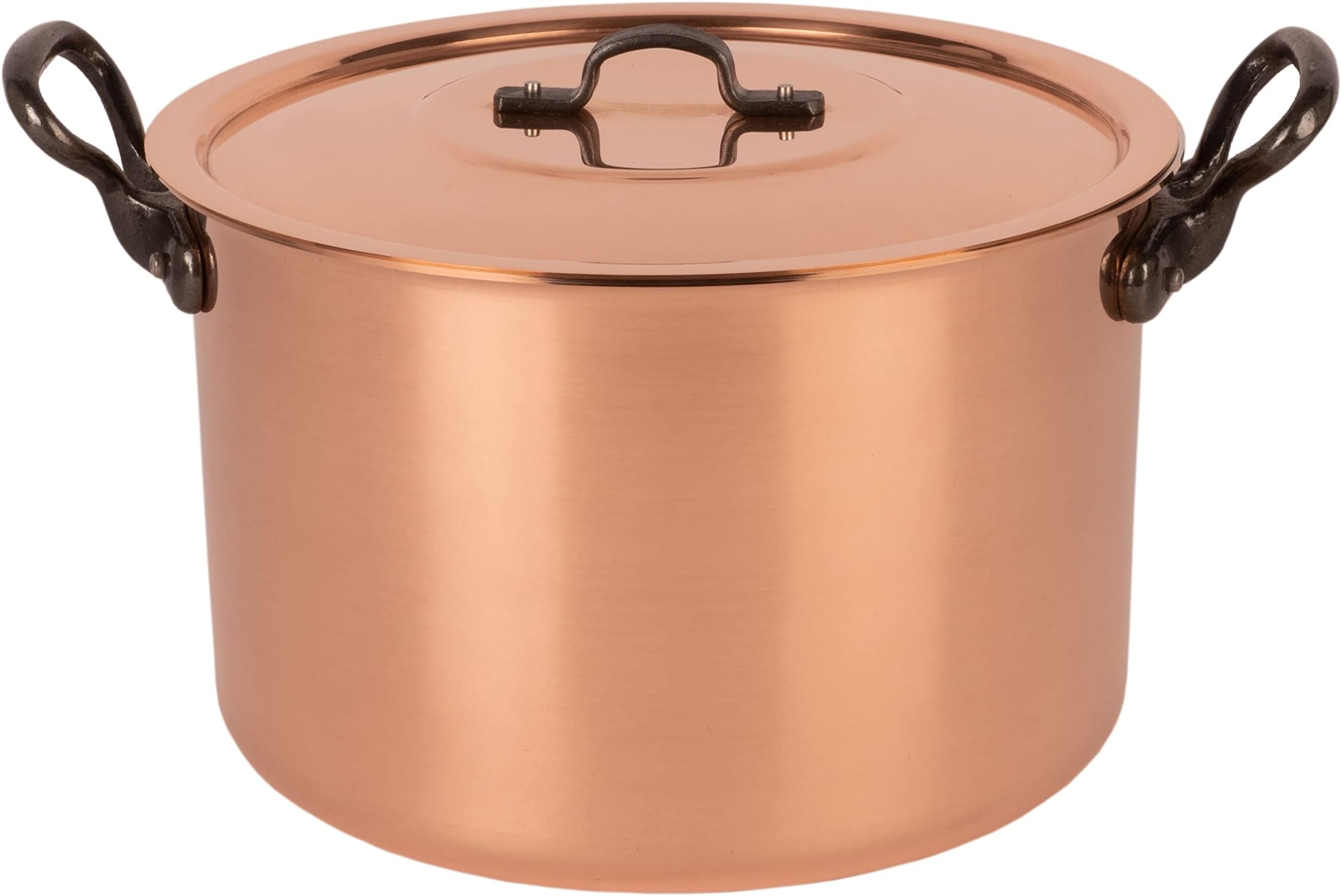 Amazon.com: Cuisine Romefort | tinned copper pot with cast iron handles ...