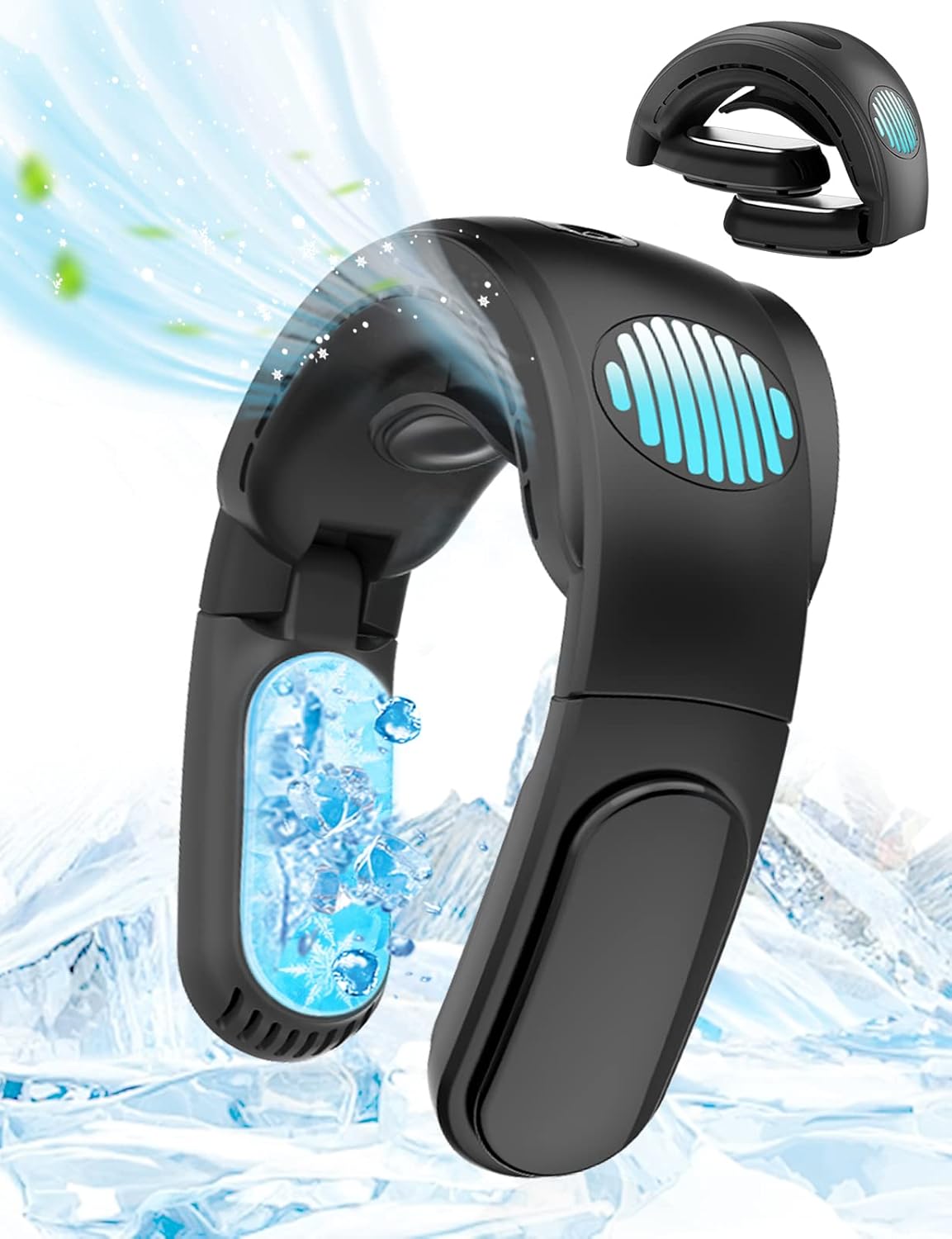 Amazon.com: Karcusiny Portable Neck Fan AC Neck Air Conditioner Hands ...