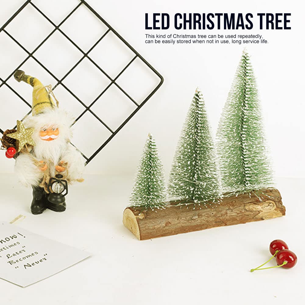 Mini Christmas Tree, Small Christmas Tree with Led Light, Pine Tree ...