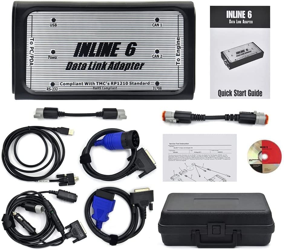 Buy Inline 6 Data Link Adapter Full Kit Fit For Cummins Engine J1939