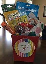 Amazon.com: RED CARDBOARD BUCKET W/RIBBON HANDLE - Party Supplies - 6 ...