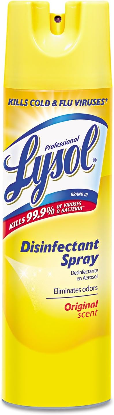 Amazon.com: Professional Lysol Disinfectant Spray, Original Scent, 19oz ...
