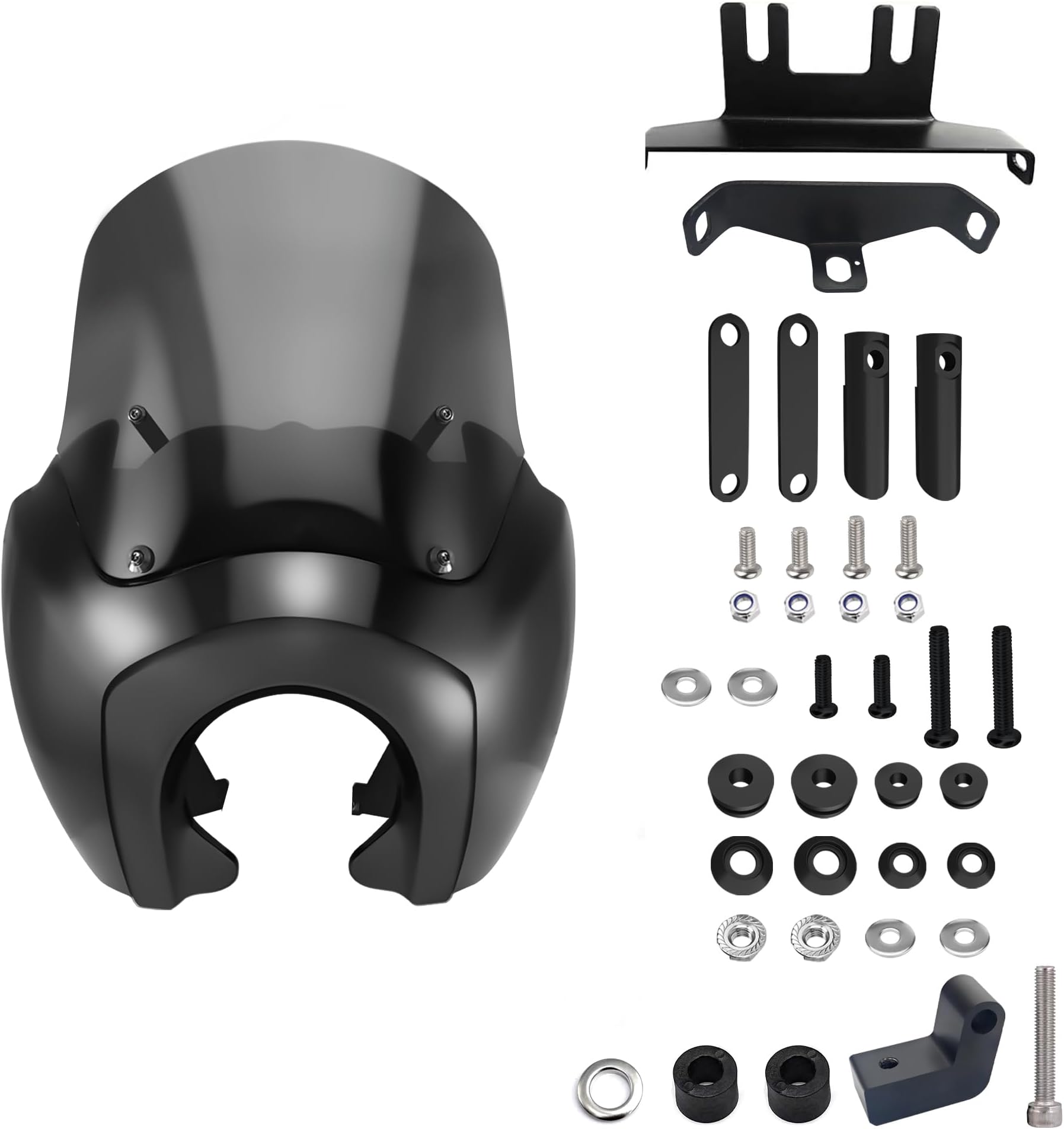 Amazon.com: BOSYCY Motorcycle Fairing Windshield Kit, Retro Motorbike ...