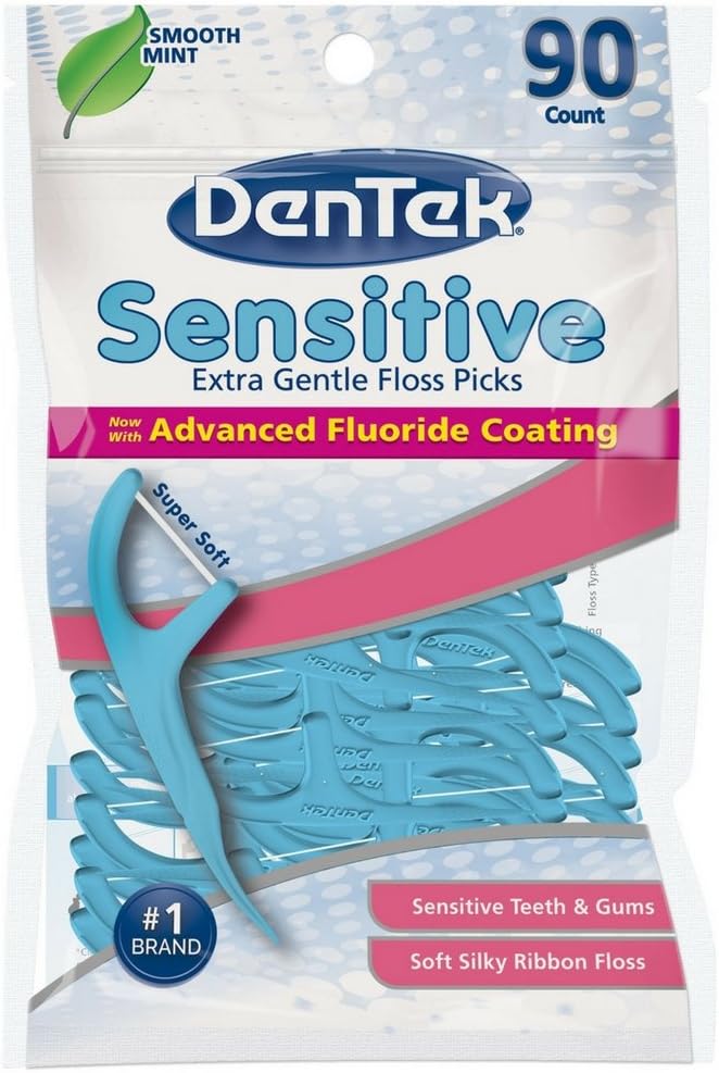 Amazon.com : Dentek Floss Picks Comfort Clean Sensitive Gums Floss ...