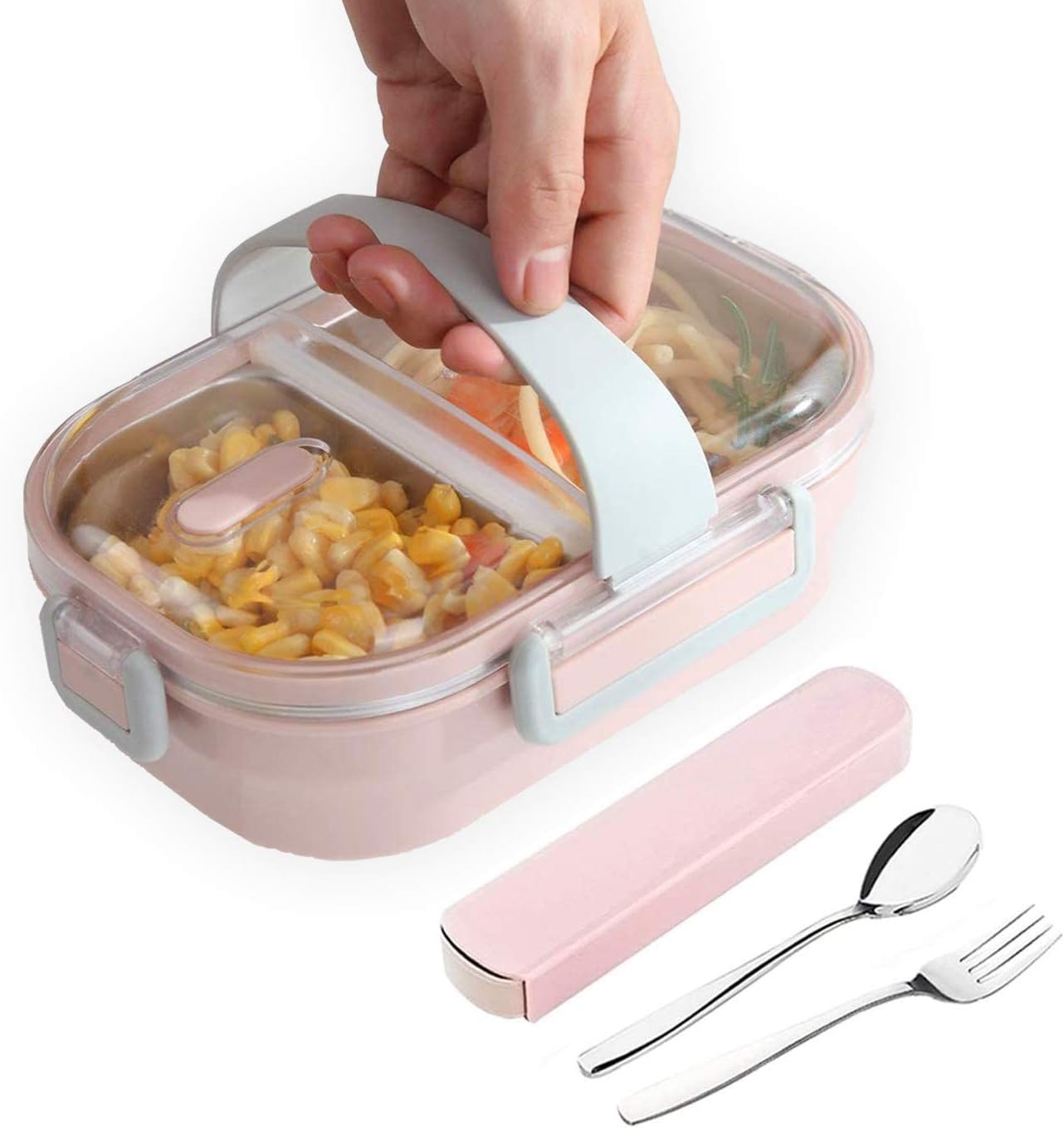 Amazon.com: GTGR Bento lunch box Stackable Stainless Steel lunch ...