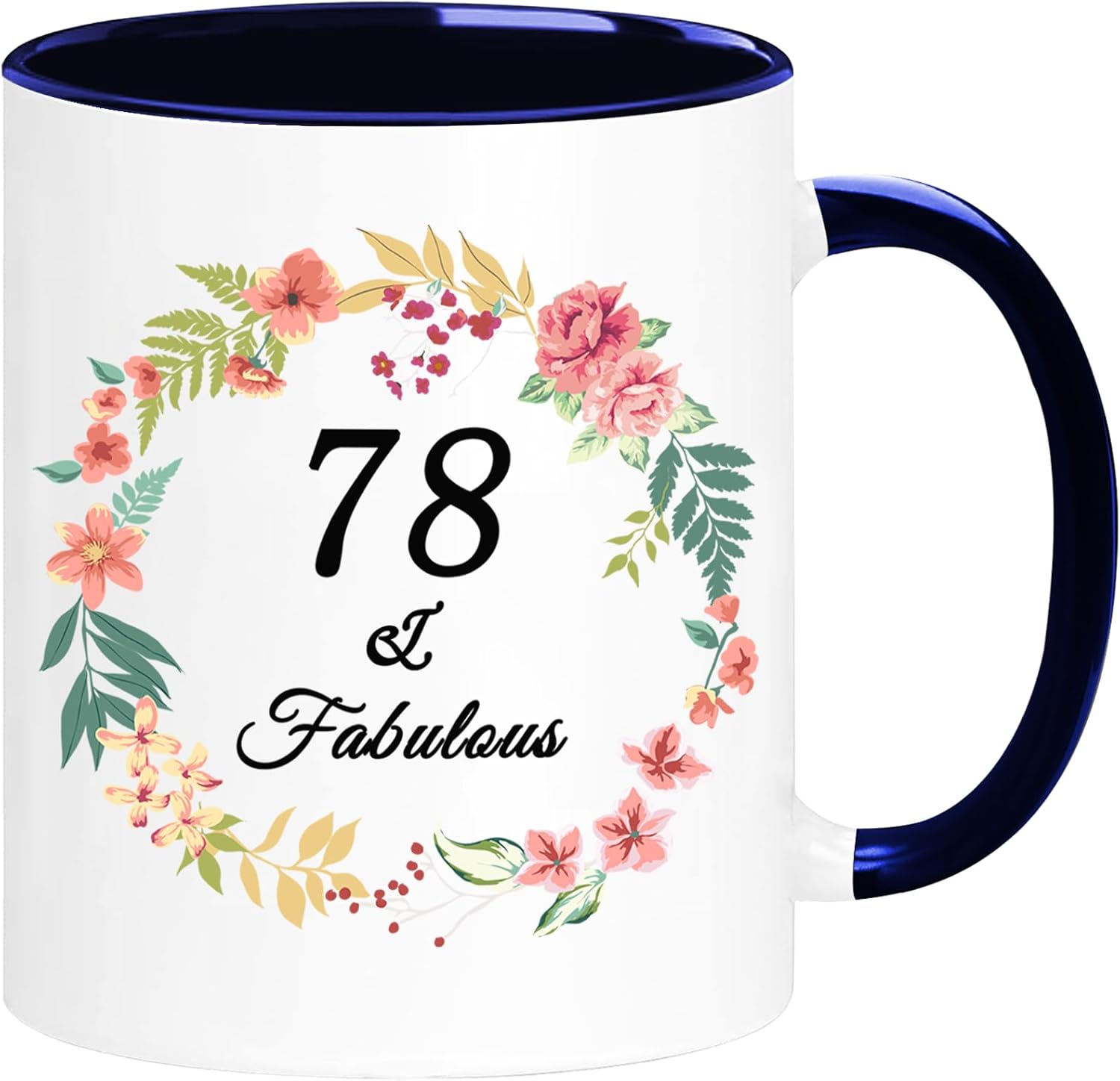 Amazon.com | WOSIWULA 78th Birthday Mug, Turning 78 Year Old Gifts, 1947 Vintage Coffee Cup ...