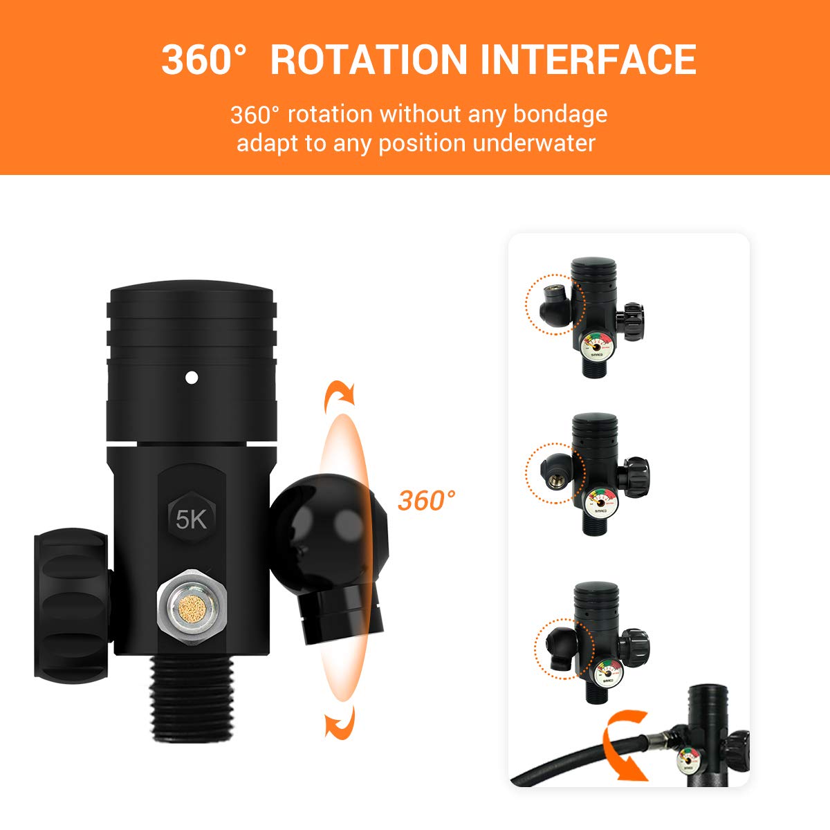 SMACO Scuba Tank Diving Gear for Diver 1L Mini Scuba Tank Oxygen ...