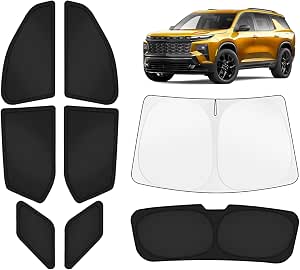 KUST Car Window Shades for Chevy Traverse 2018-2023 Windshield Sun ...