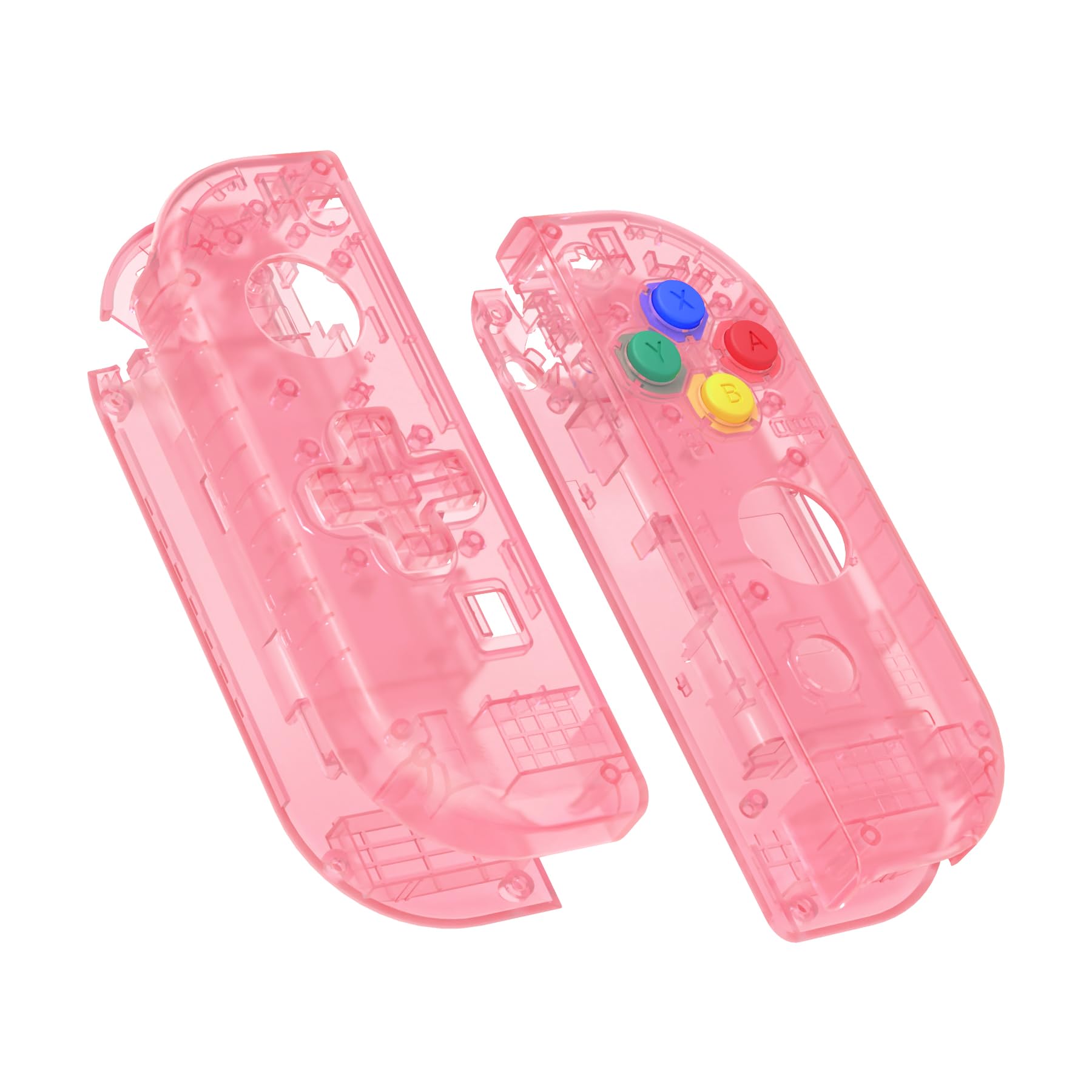 Extremerate Cherry Pink Joy Con Handheld Controller Housing D Pad ...