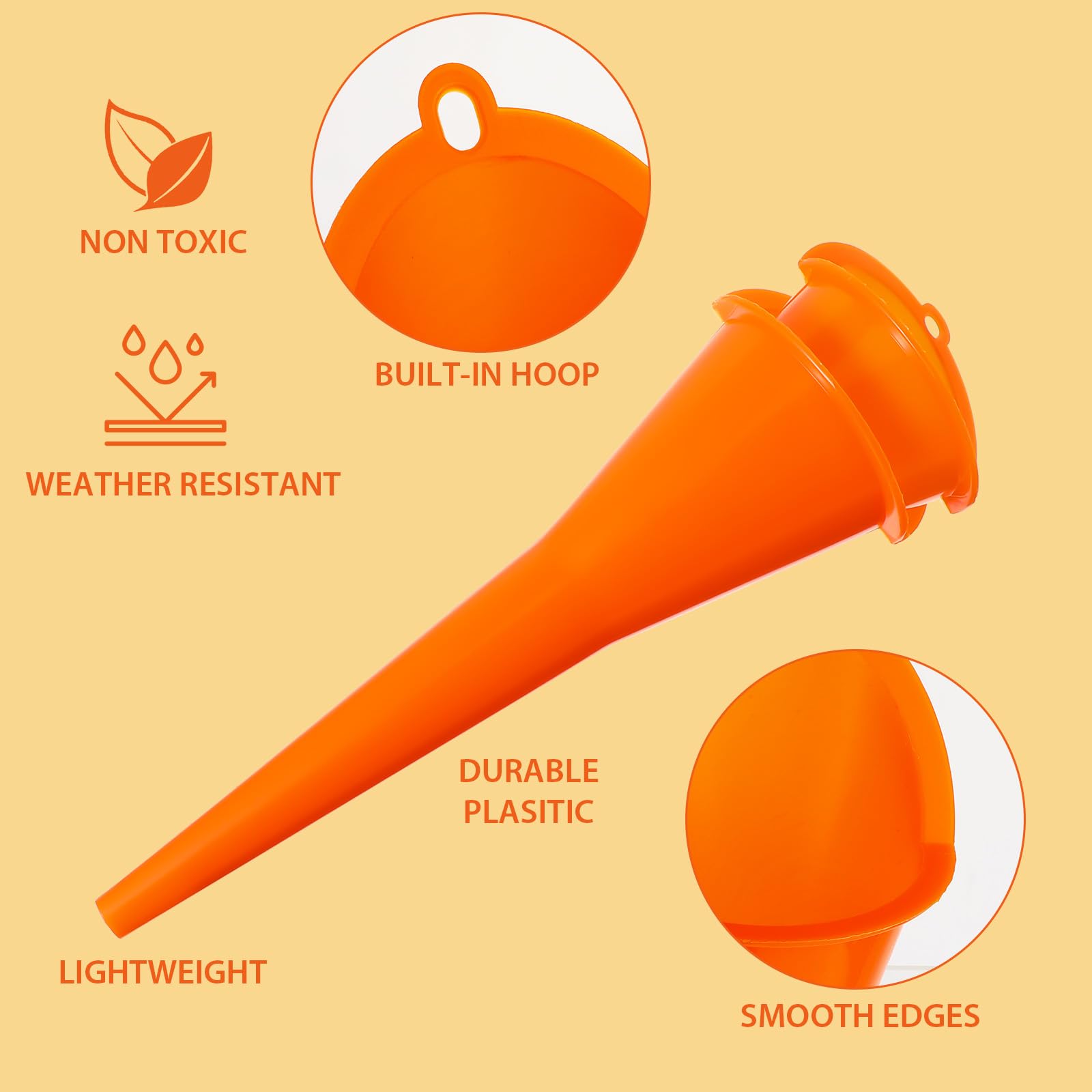 Snapklik.com : 2-Pack Long Neck Multi-Purpose Spill Saver Plastic ...