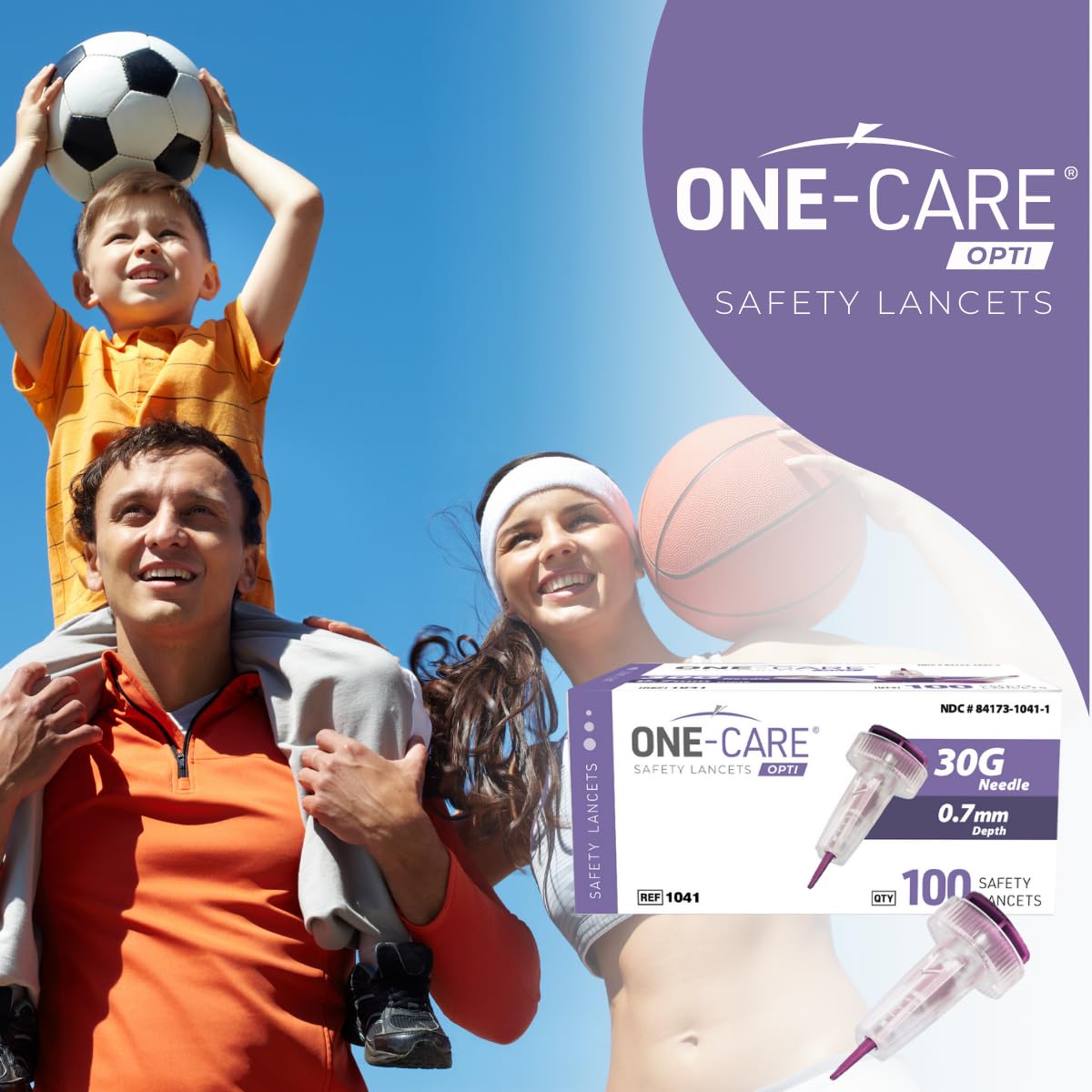 Snapklik.com : MediVena Safety Lancets, 30G X 0.7mm, Push Button ...