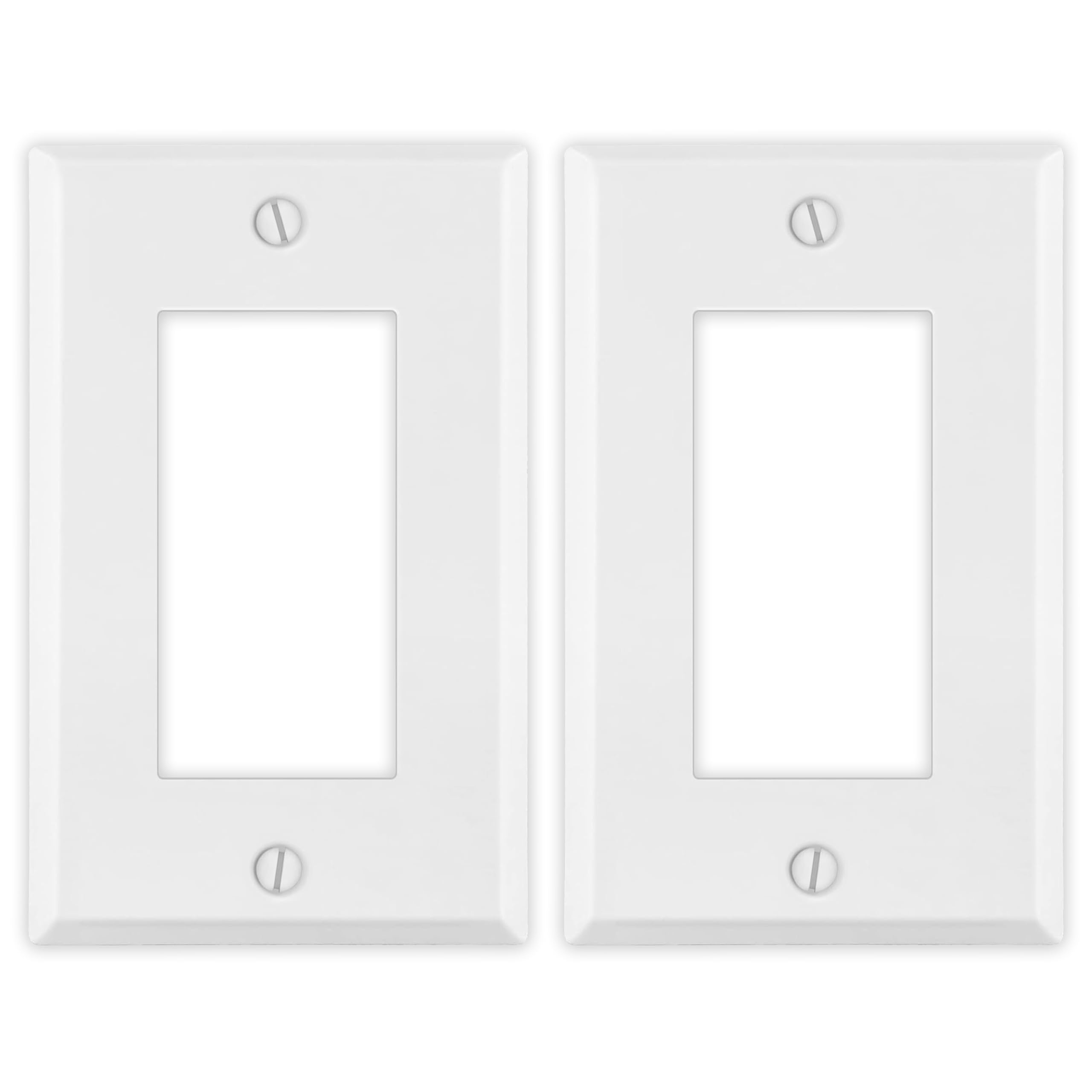 (2 Pack) 1-Gang Decora Switch Cover, Decorator Light Switch or ...