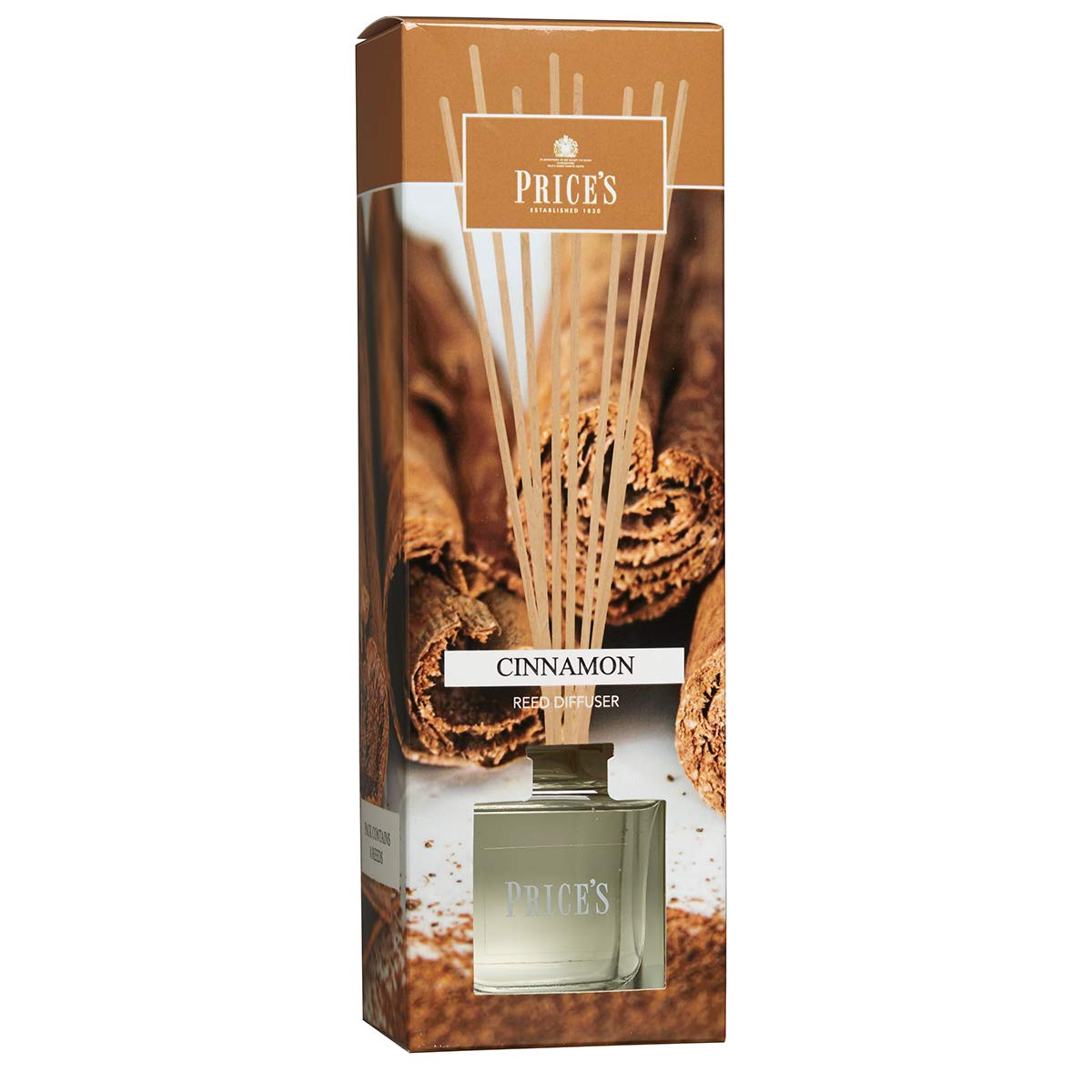 Price's - Apple & Cinnamon Reed Diffuser - 100ml - Sweet, Delicious ...