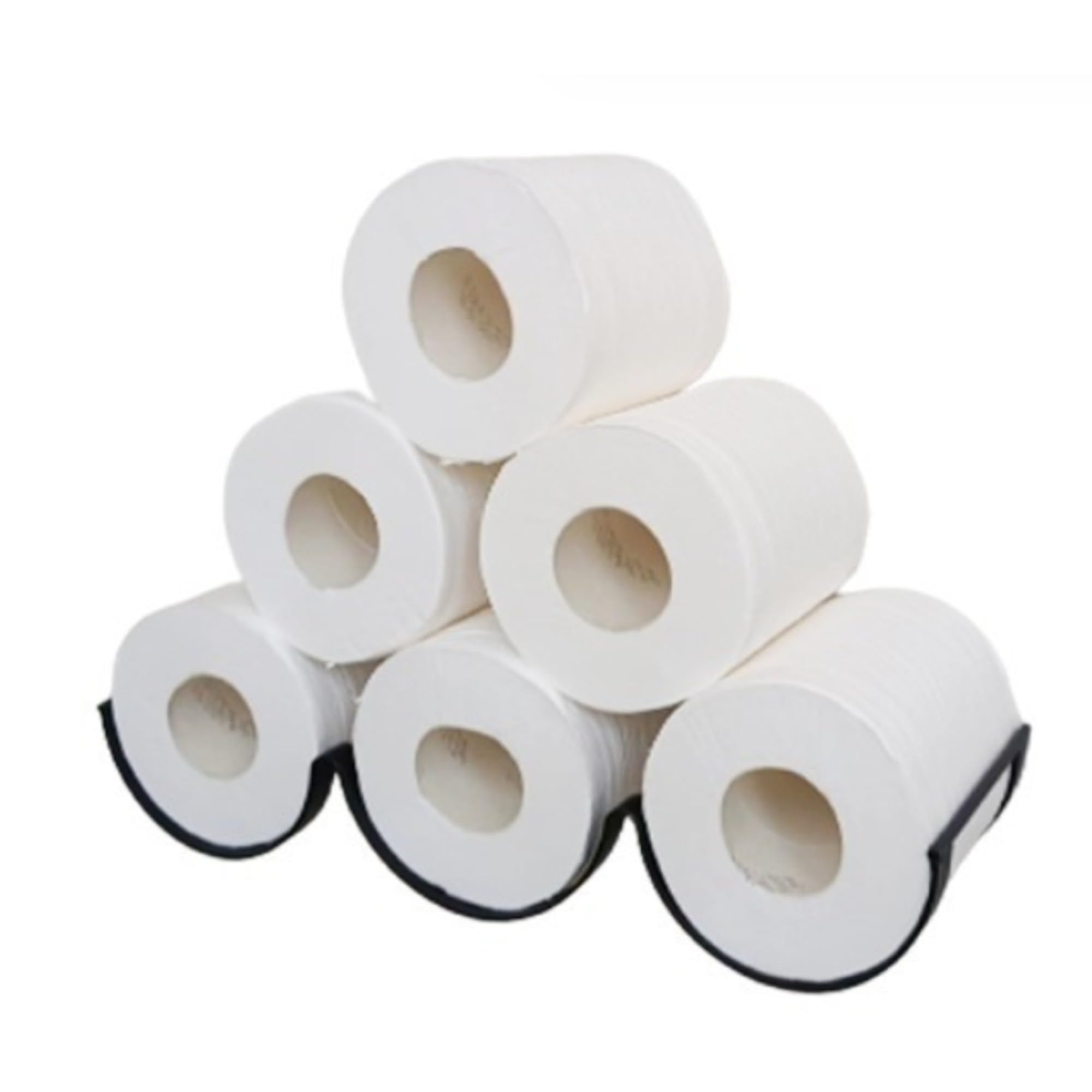 Amazon｜Asdays トイレットペーパーホルダー 鉄製 ラック 壁掛け 自立 クラウドストッカー オーガナイザー 3連 (ブラック)｜トイレ収納 オンライン通販