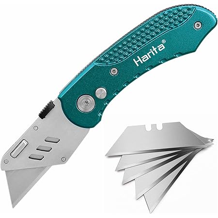 FC Folding Pocket Utility Knife - Heavy Duty Box Cutter with Holster ...