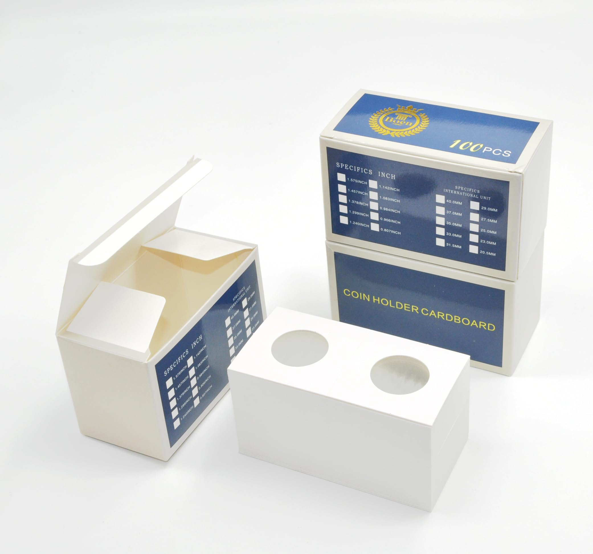 Amazon.com : Boen Coin Flips 26.5mm/(1.04 Inch) 300Pcs Coin Flips for ...